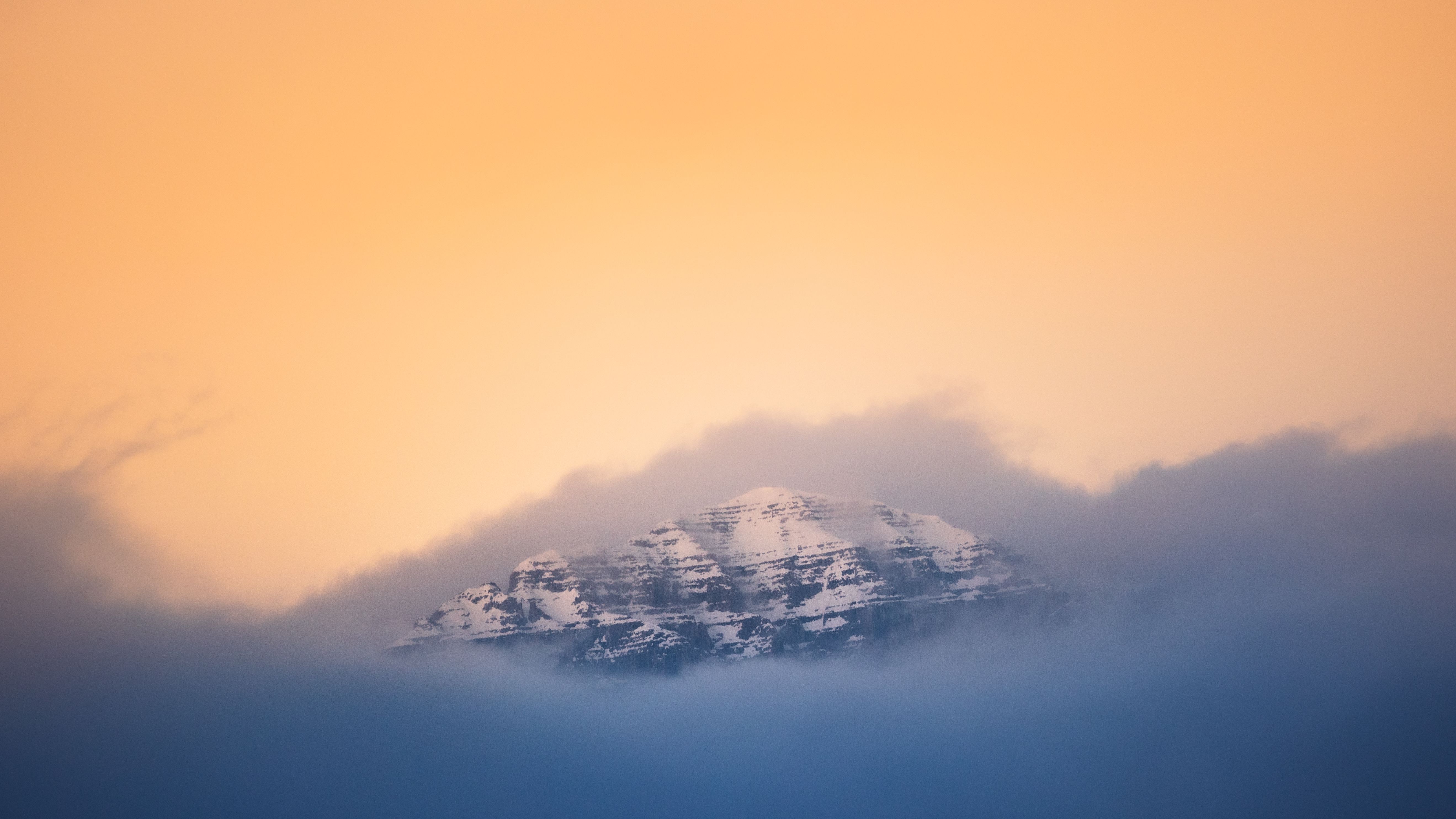 Snow Covered Mountain Under Blue Sky · Free Stock Photo