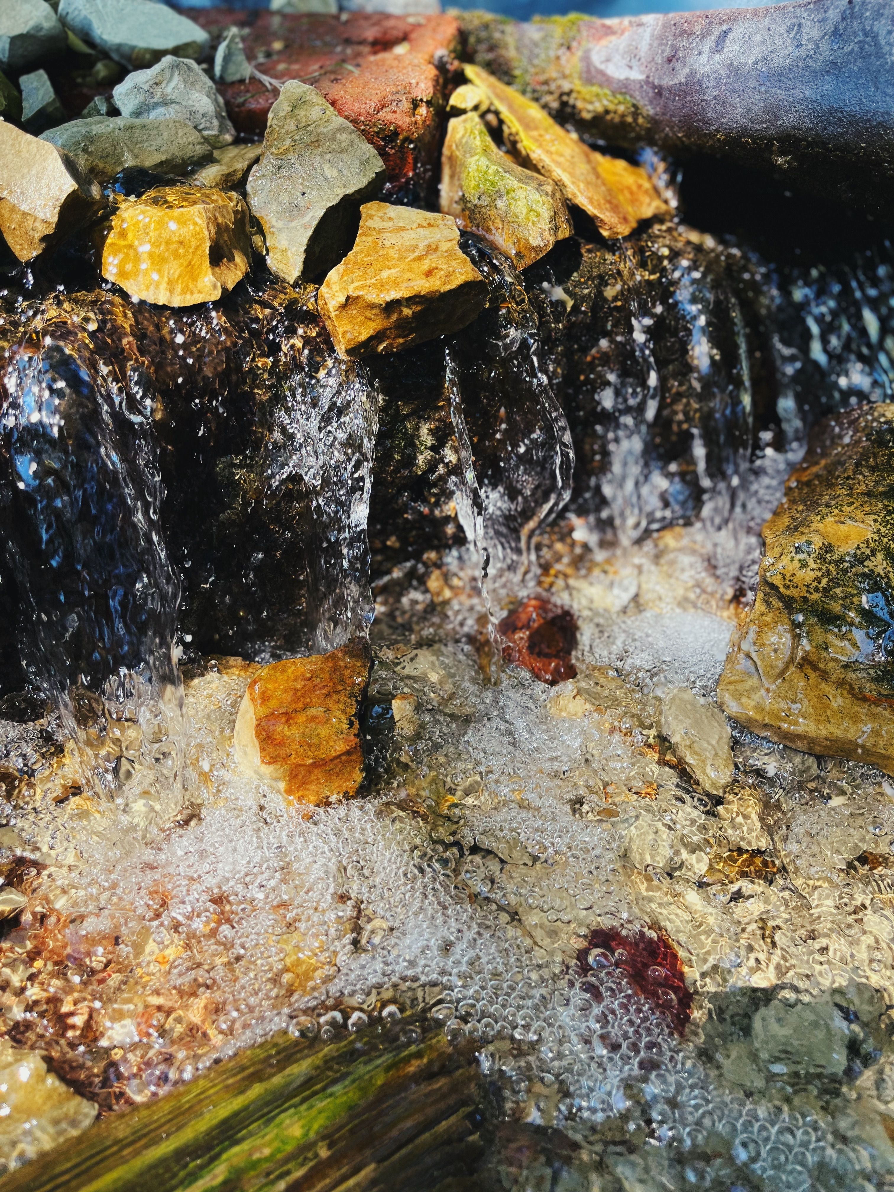 Flowing Water over Stones · Free Stock Photo