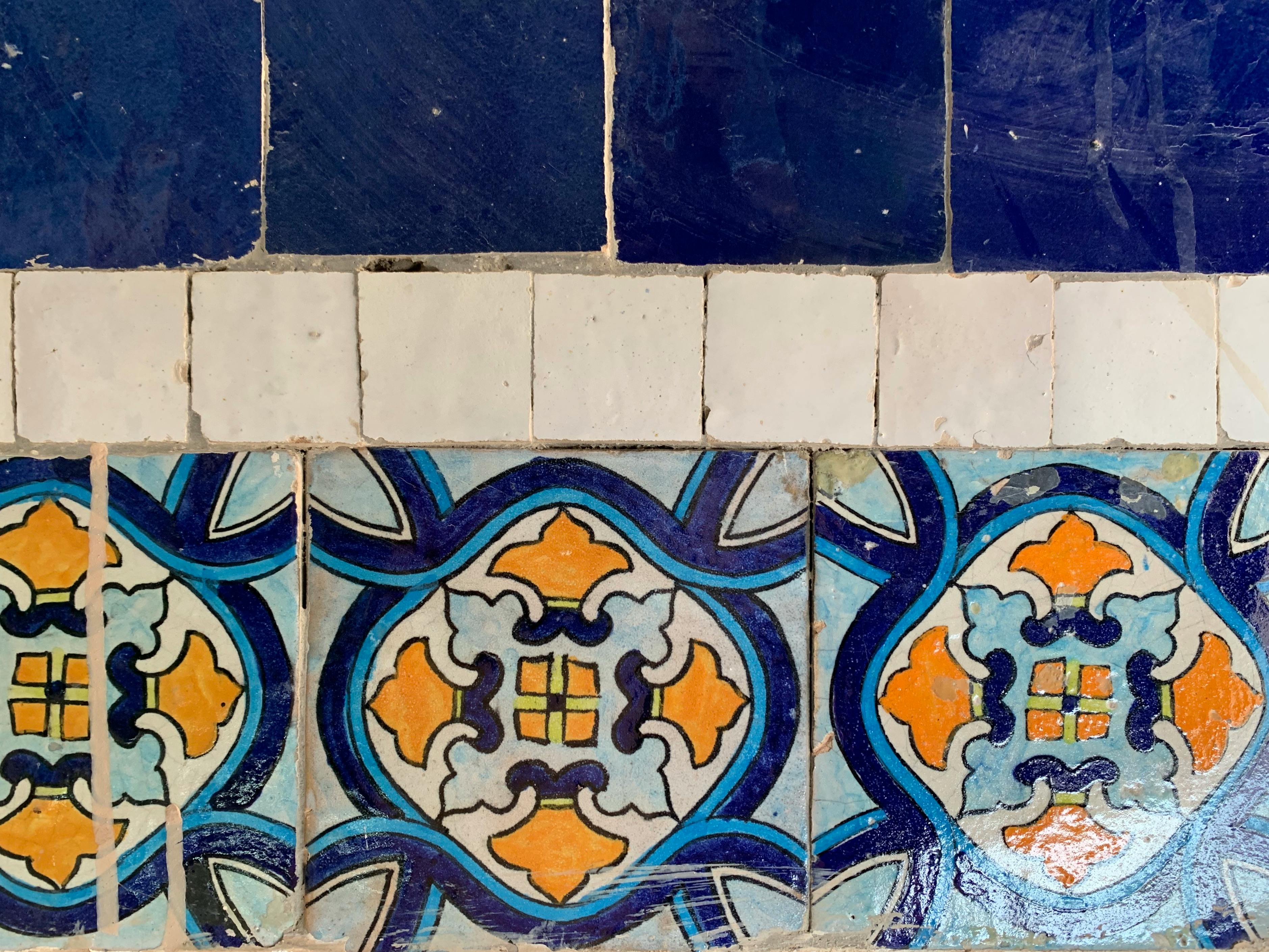 Orange And Blue Tile Photos, Download The BEST Free Orange And Blue ...