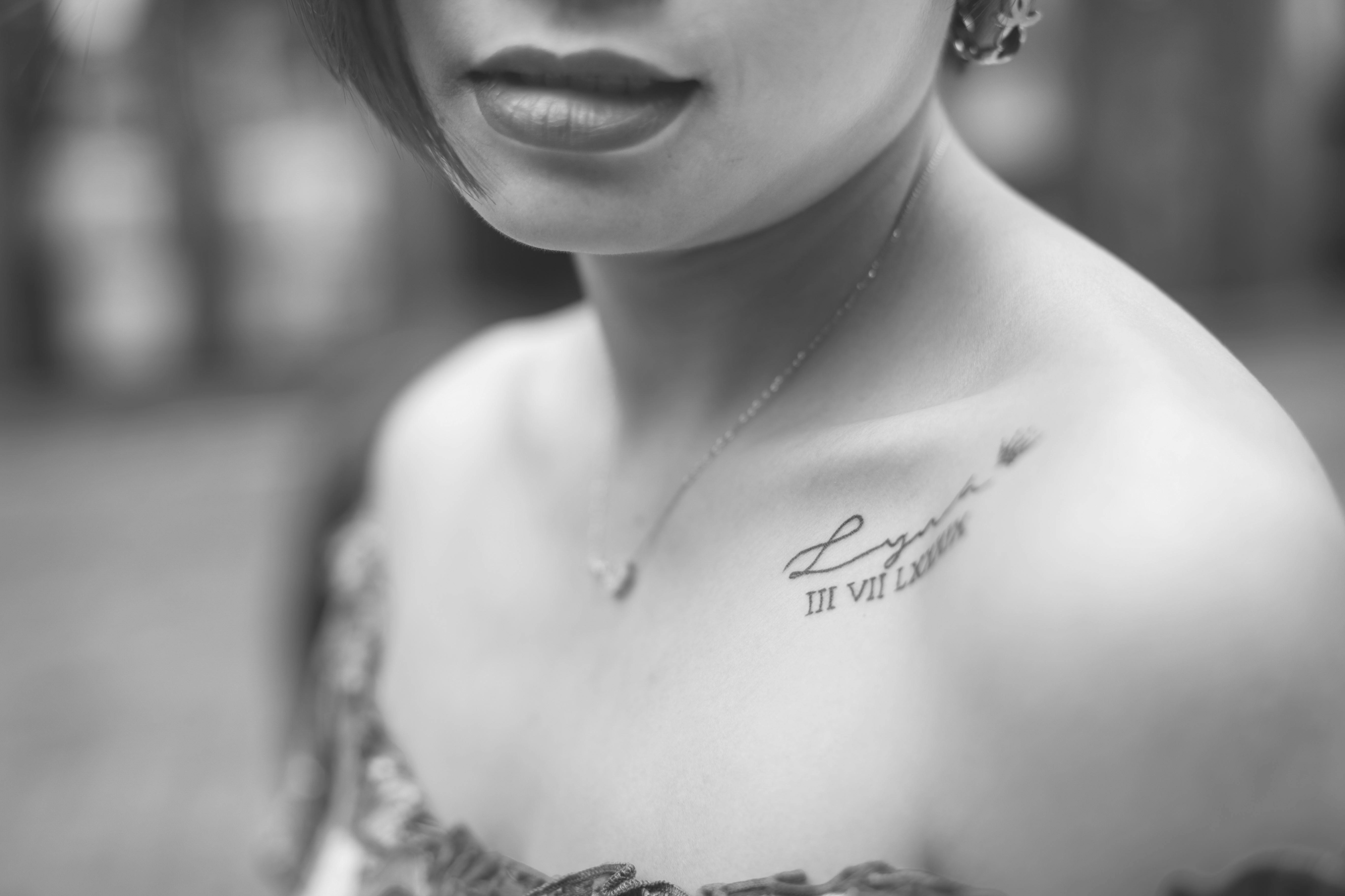 Close-up Photo of a Woman's Neck · Free Stock Photo