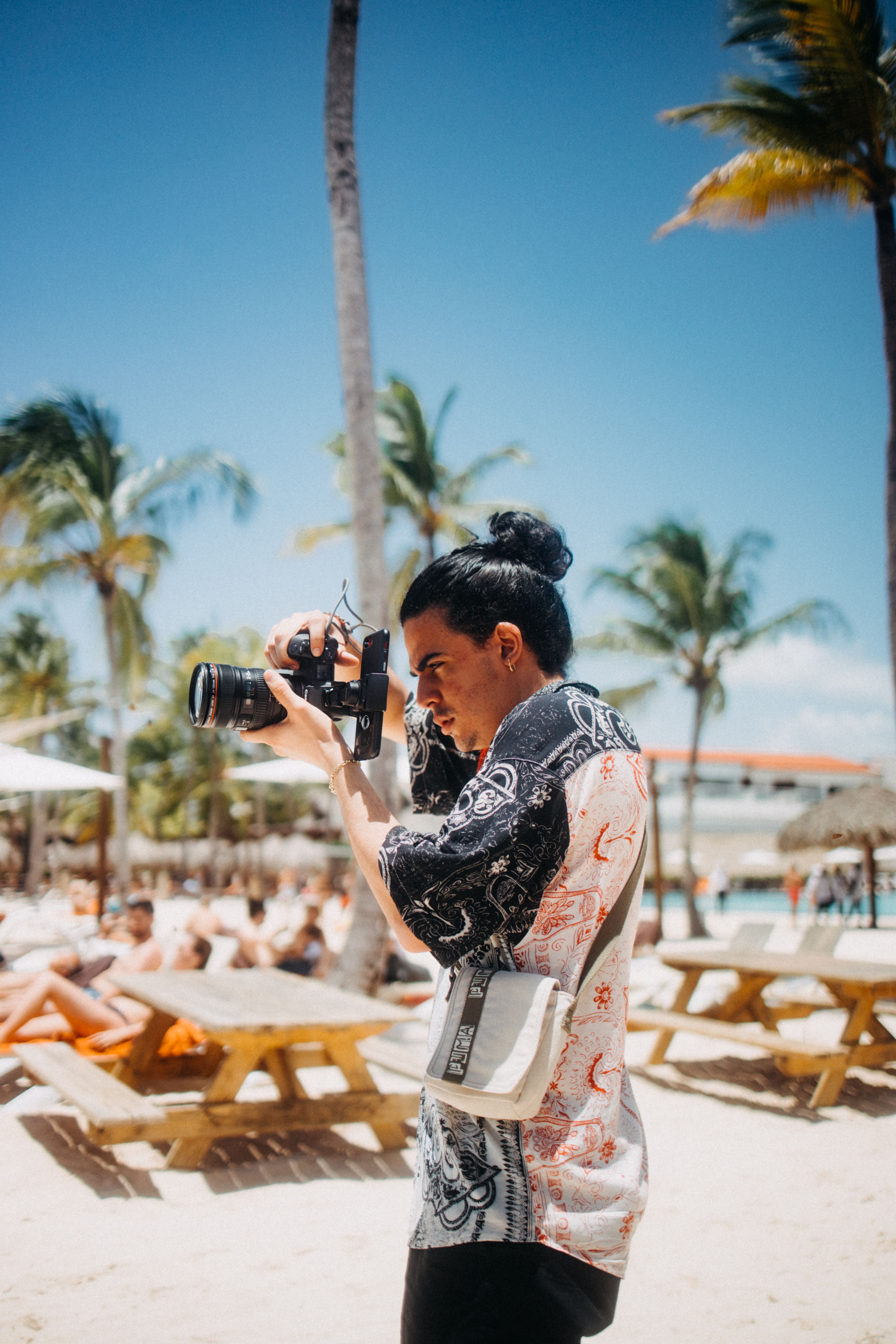 Photo of Two People with a Camera · Free Stock Photo