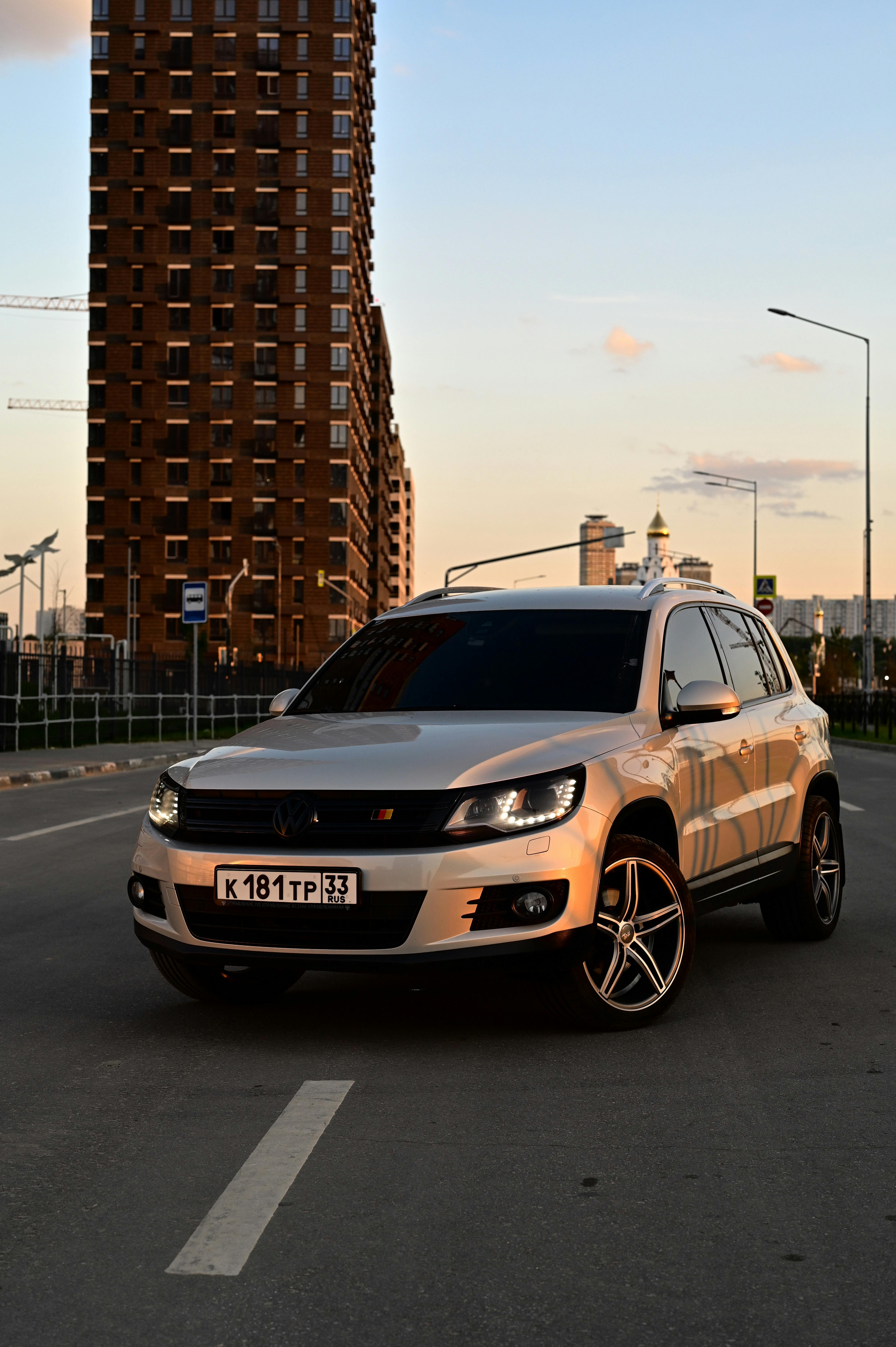 Silver Car on the Road · Free Stock Photo