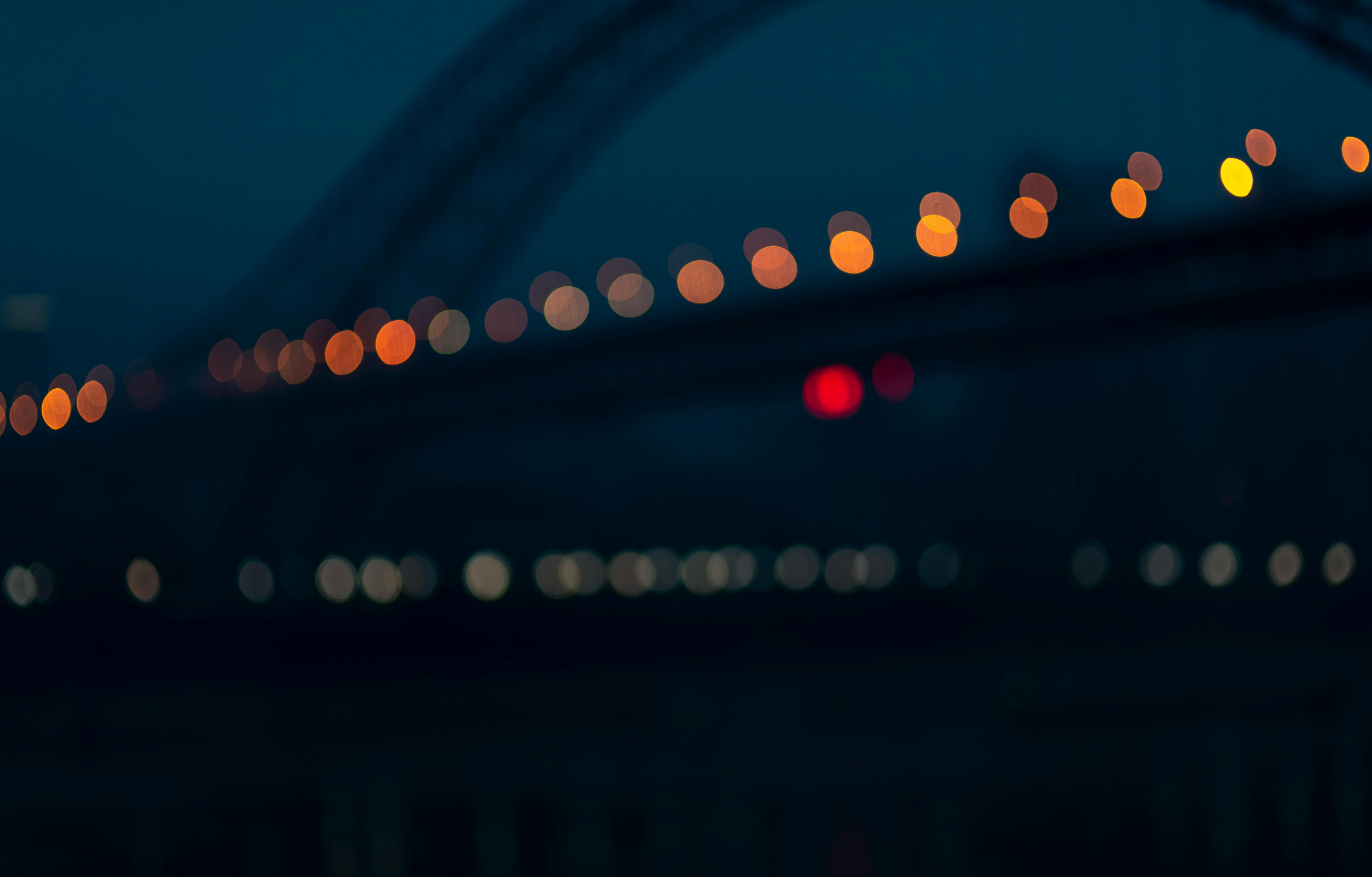 A Bridge at Night · Free Stock Photo