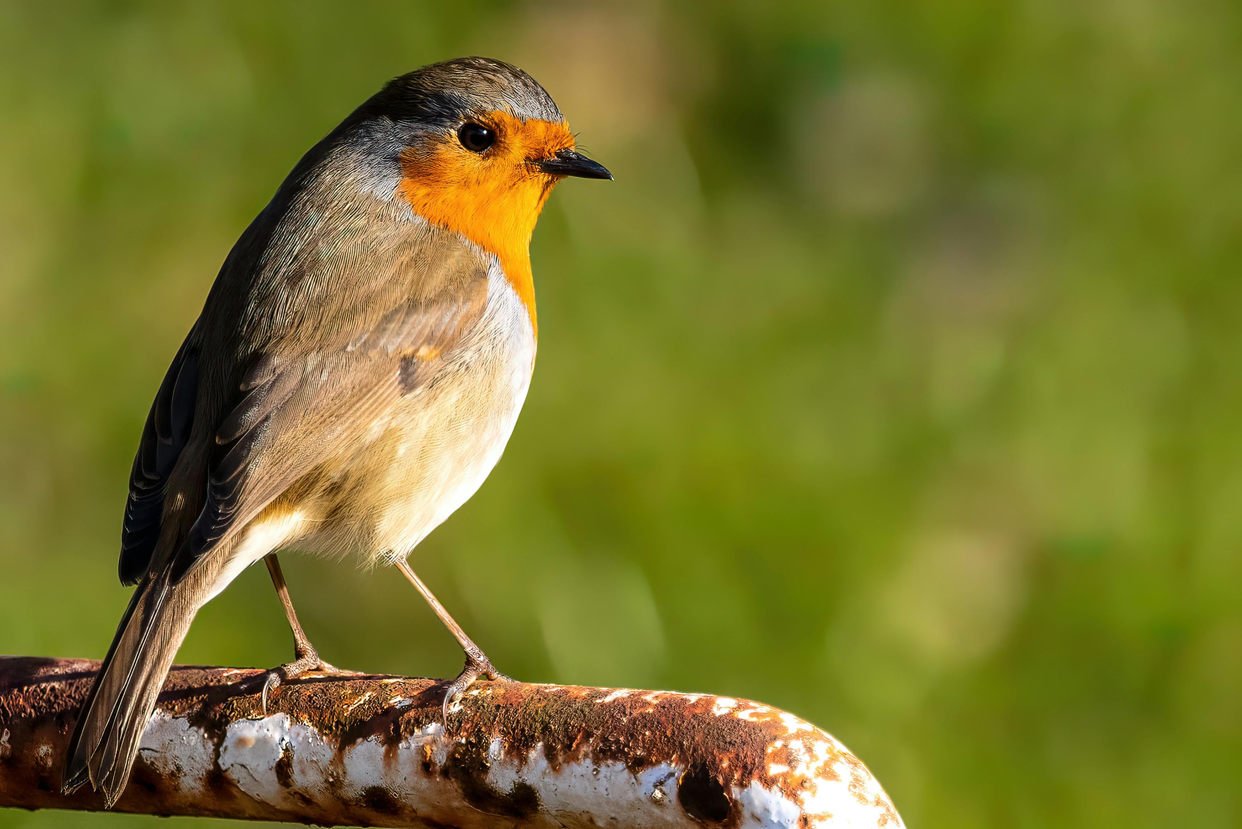Robin Catching Worm · Free Stock Photo