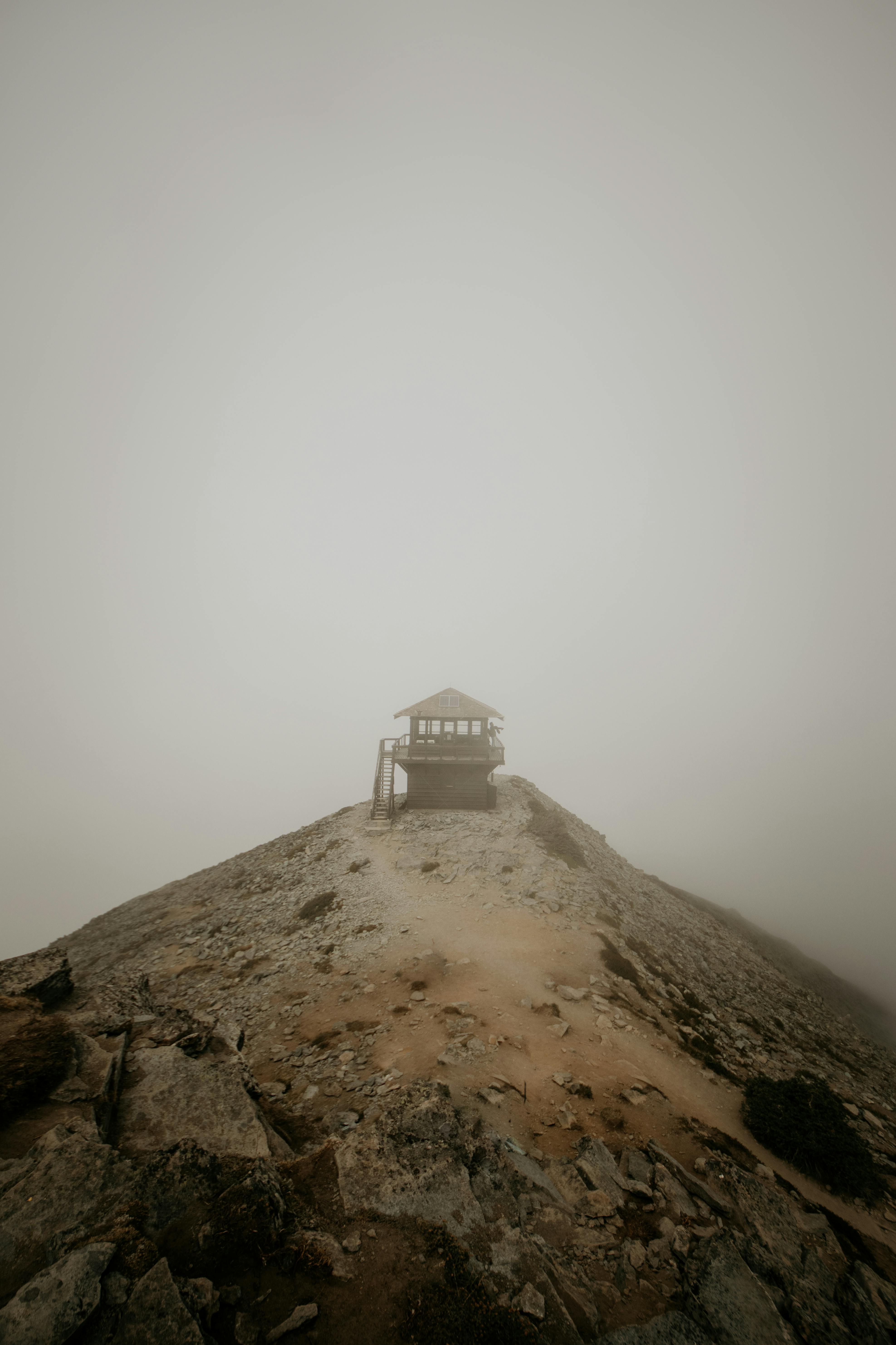 Watchtower on Mountain Ridge · Free Stock Photo