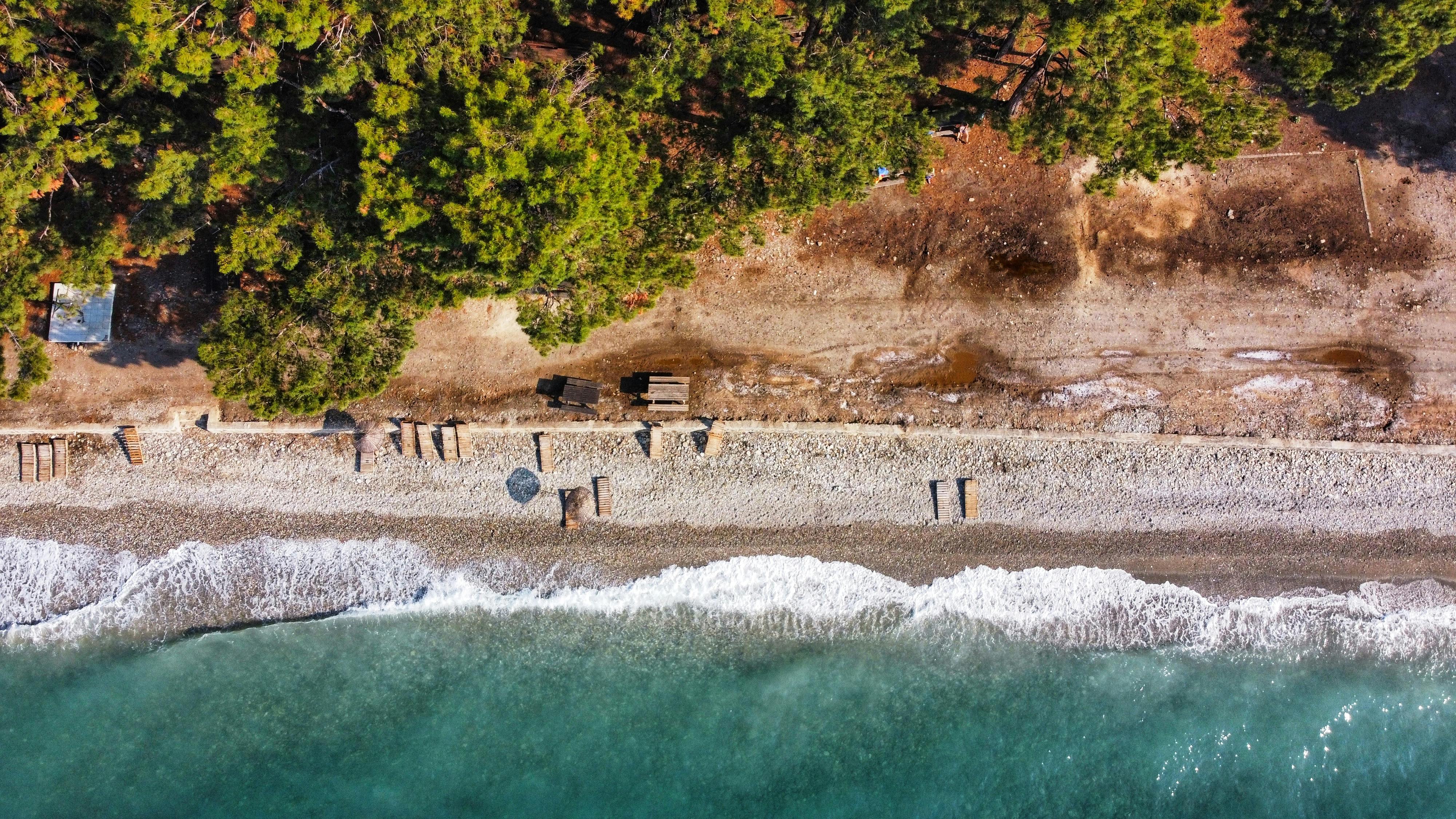 Drone Shot of a Beach · Free Stock Photo