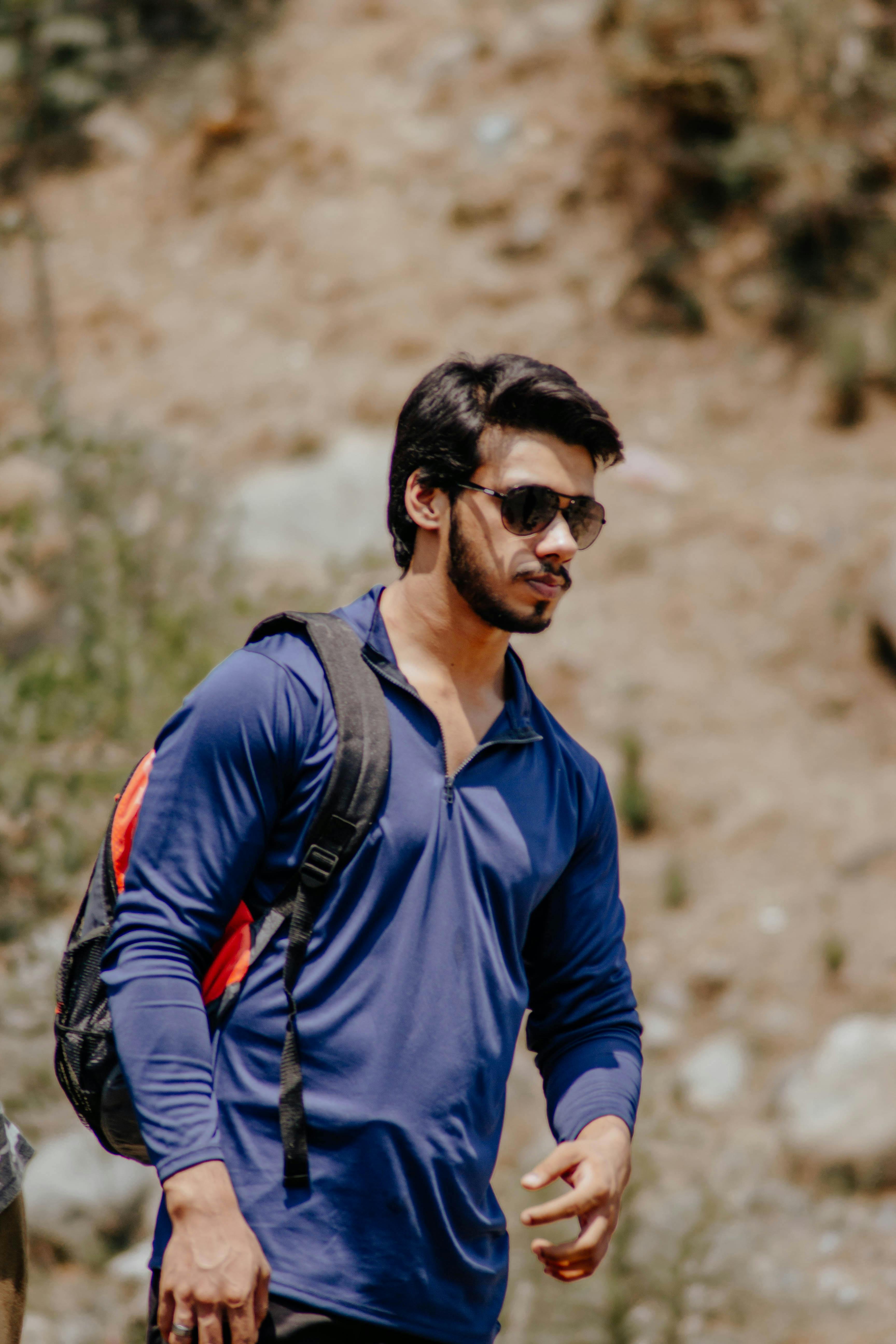 Man Wearing Backpack on Vacation · Free Stock Photo
