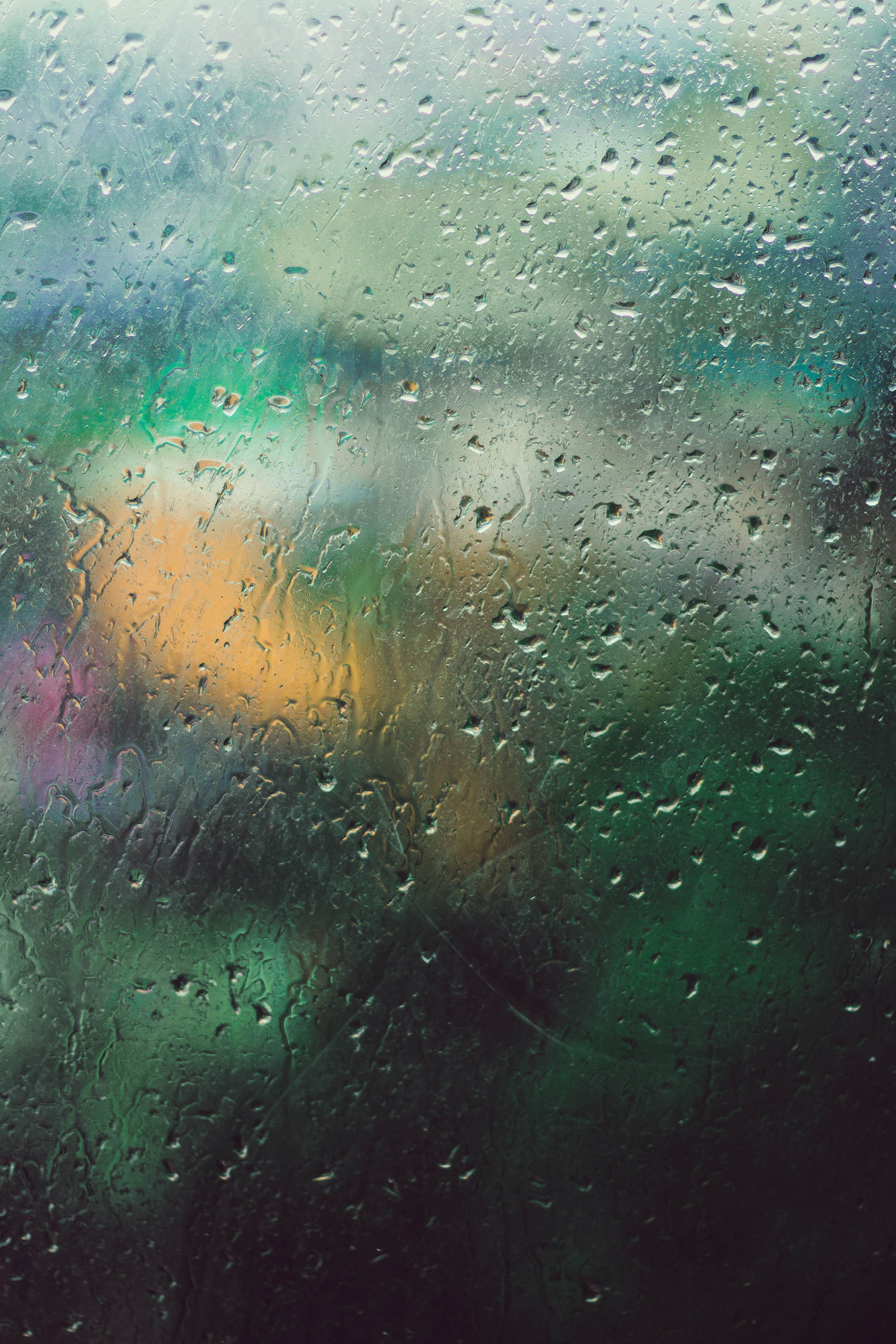 Water Droplets on the Glass Window · Free Stock Photo