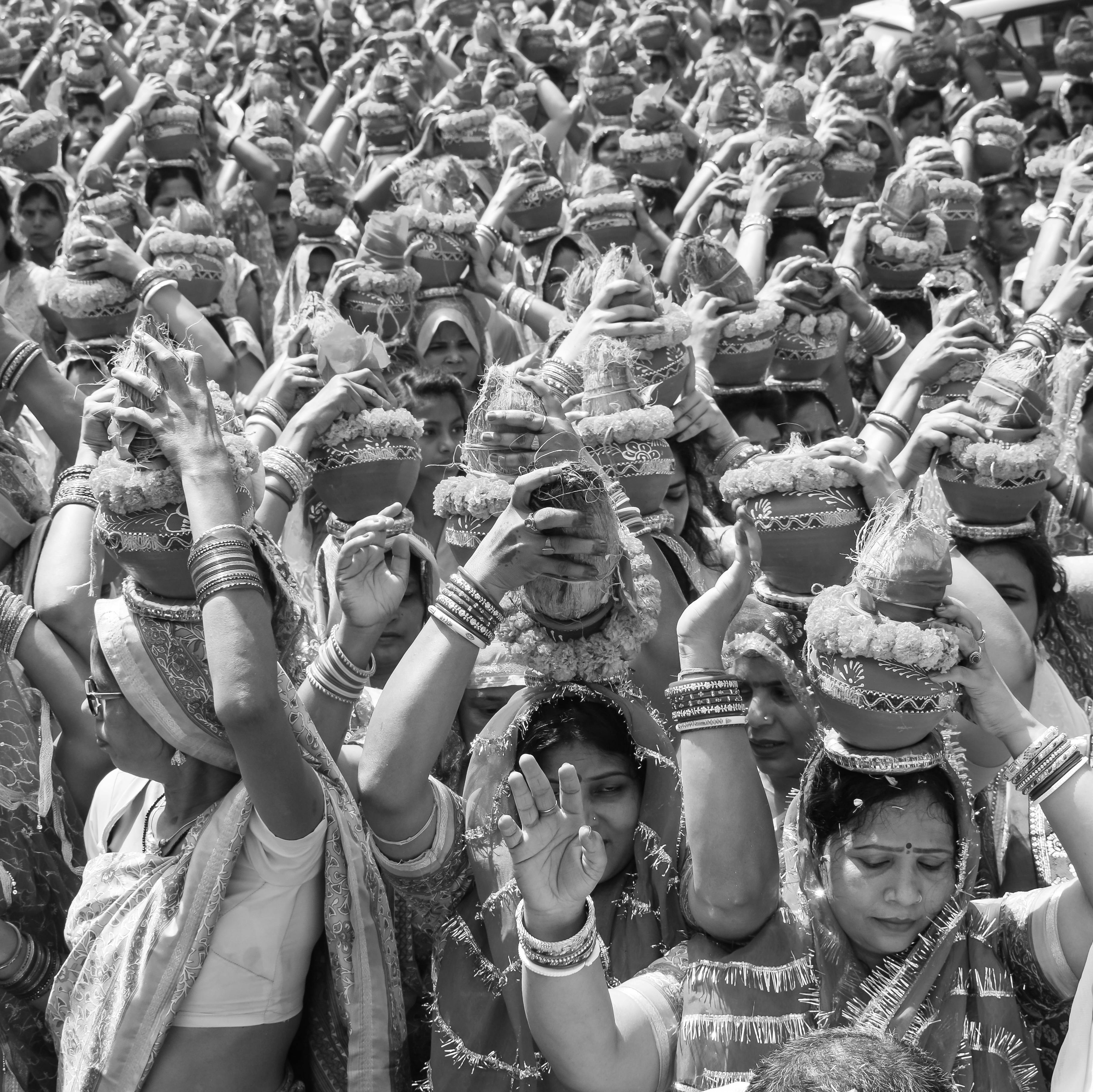 A Grayscale of a Crowd of People at the Saint Peter's Square · Free ...
