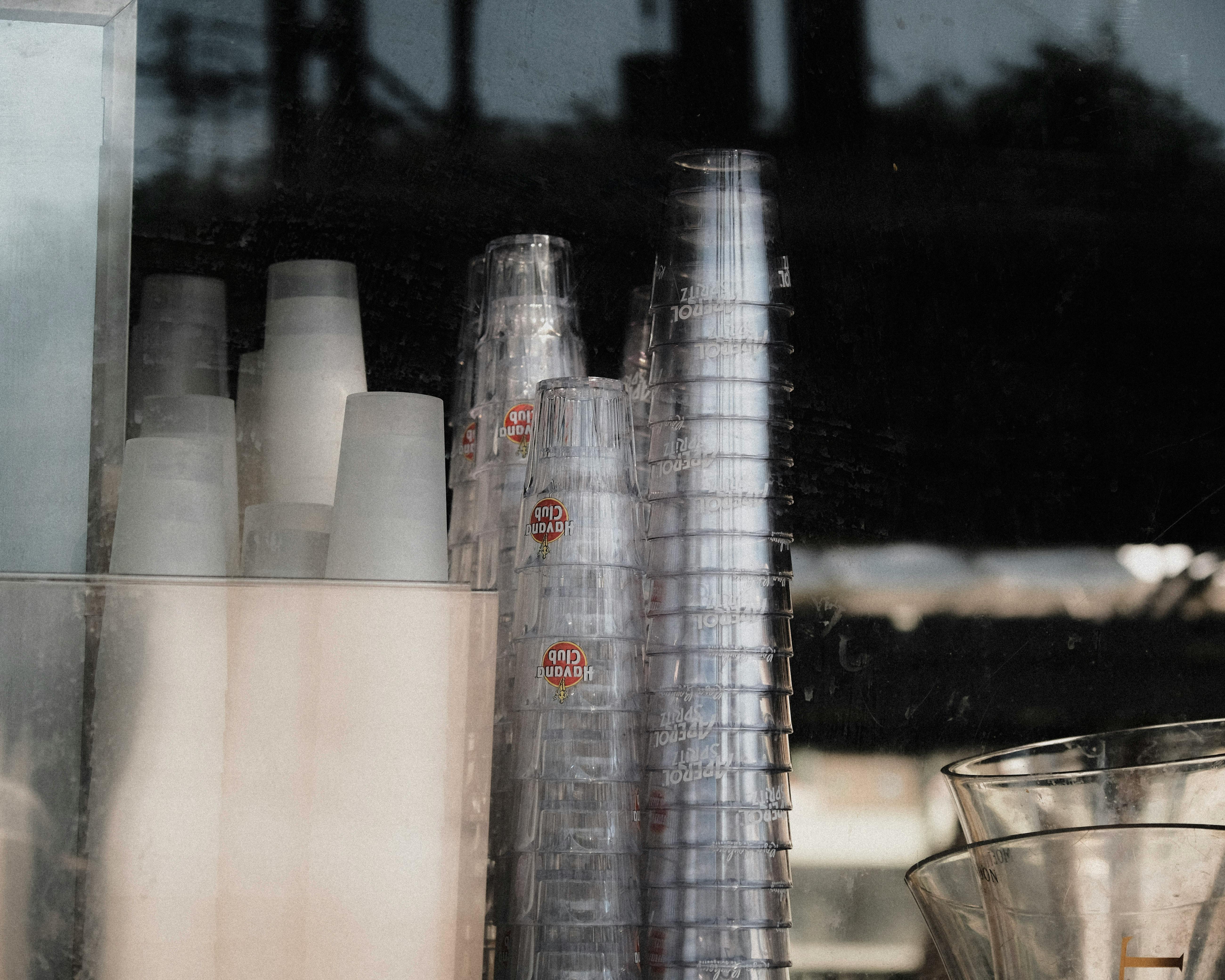 Stacks of Glasses · Free Stock Photo