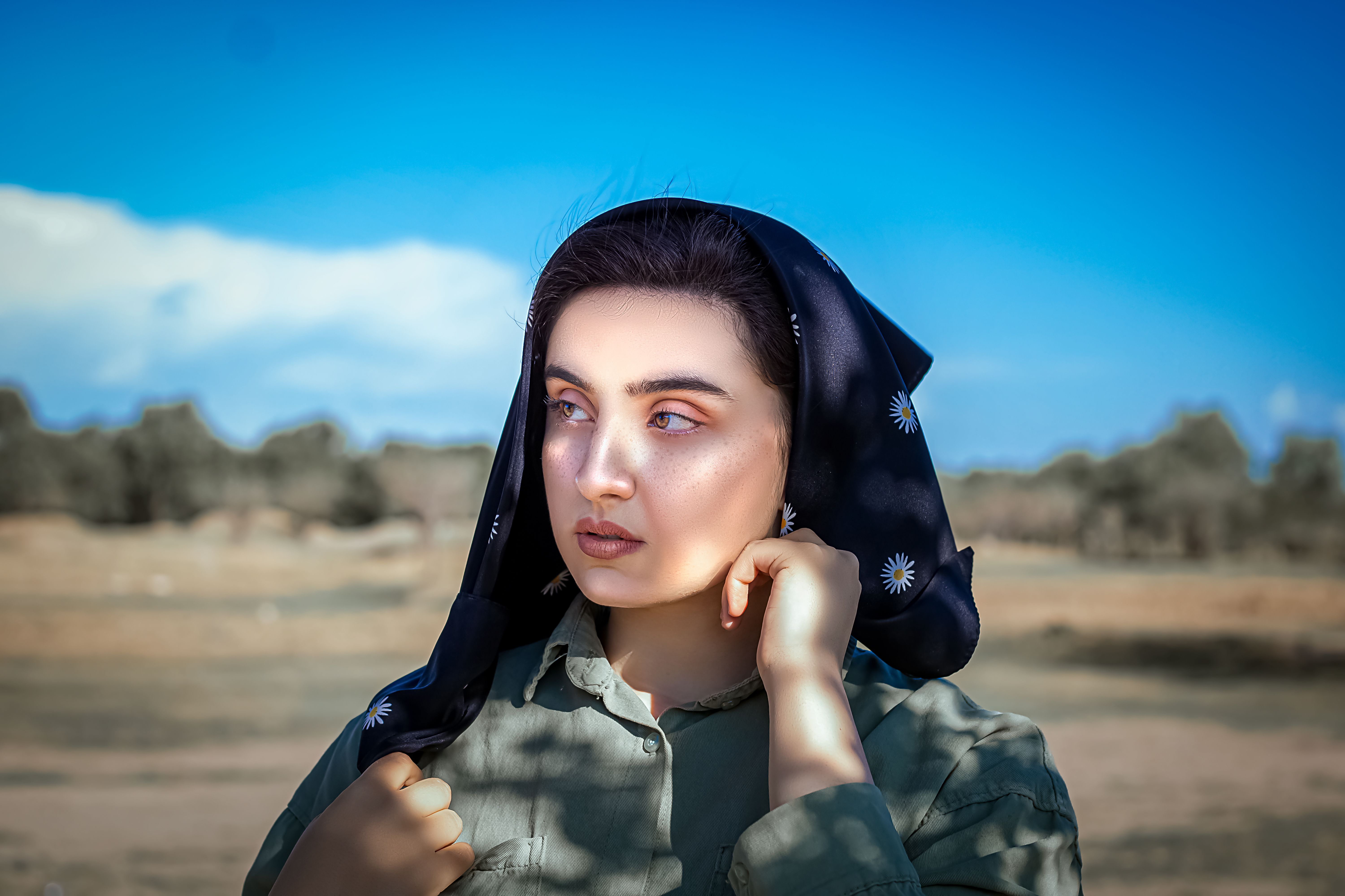 A Woman Tearing with Blood · Free Stock Photo