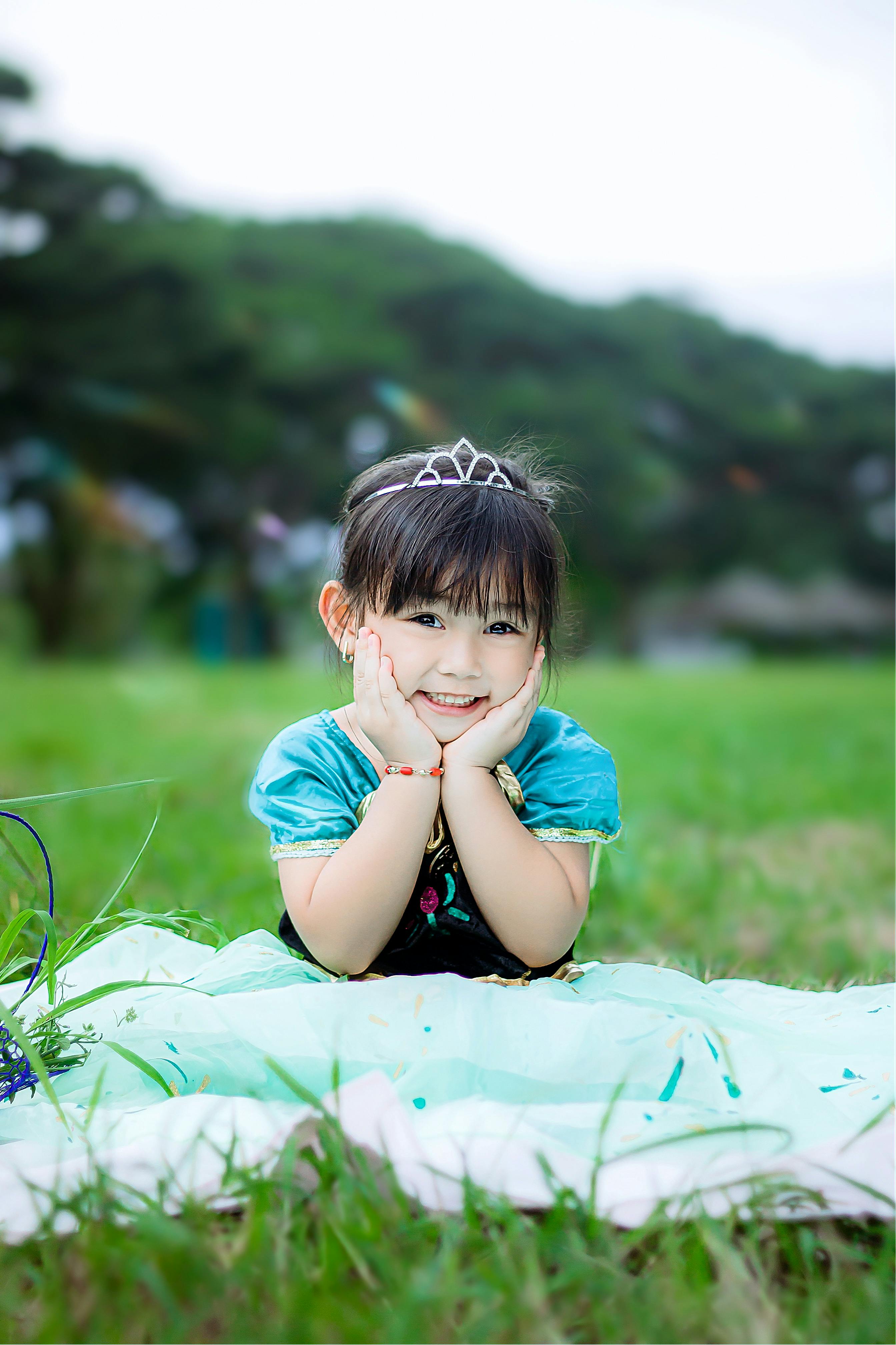 A Cute Girl in Her Princess Costume · Free Stock Photo