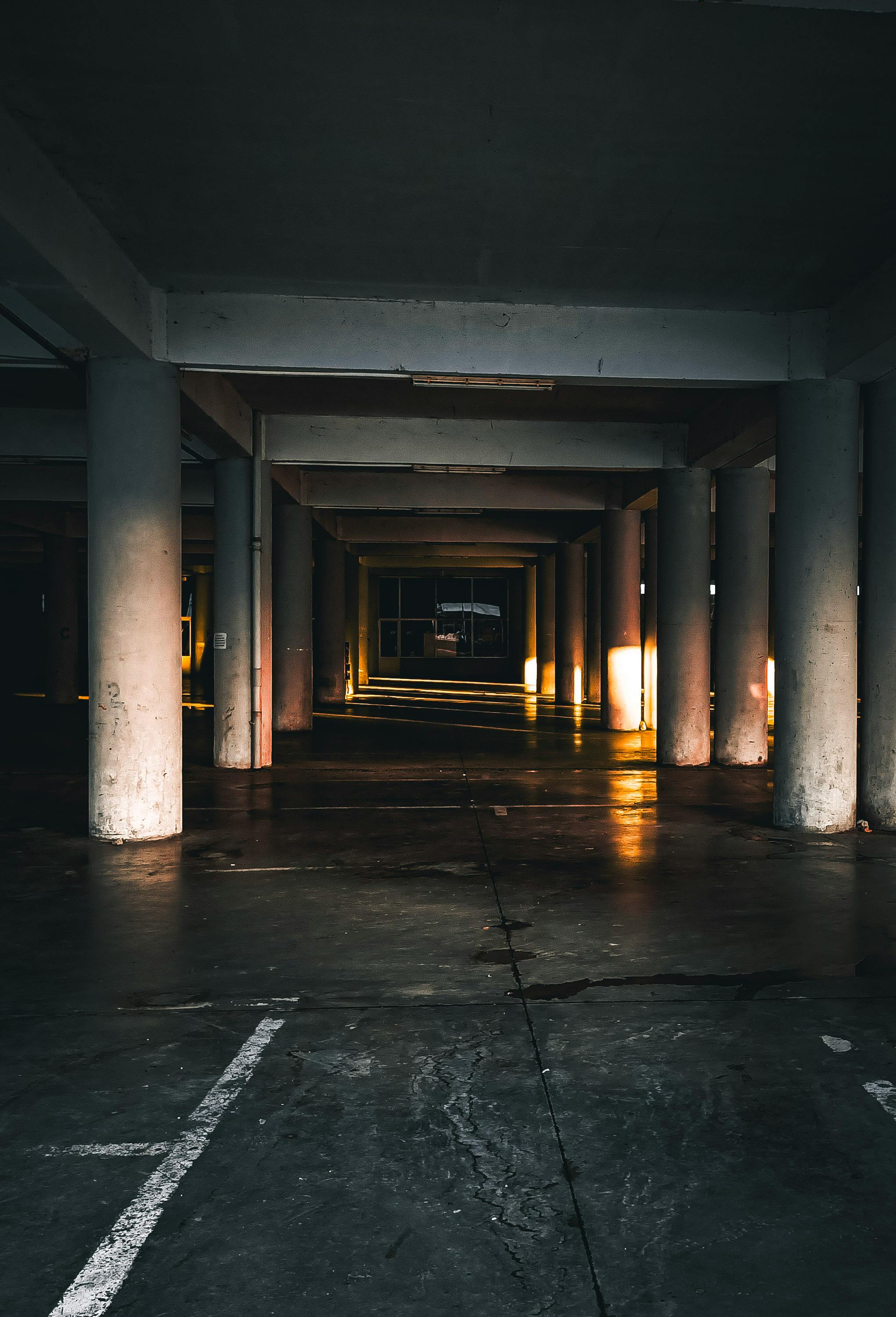 An Empty Parking Area · Free Stock Photo