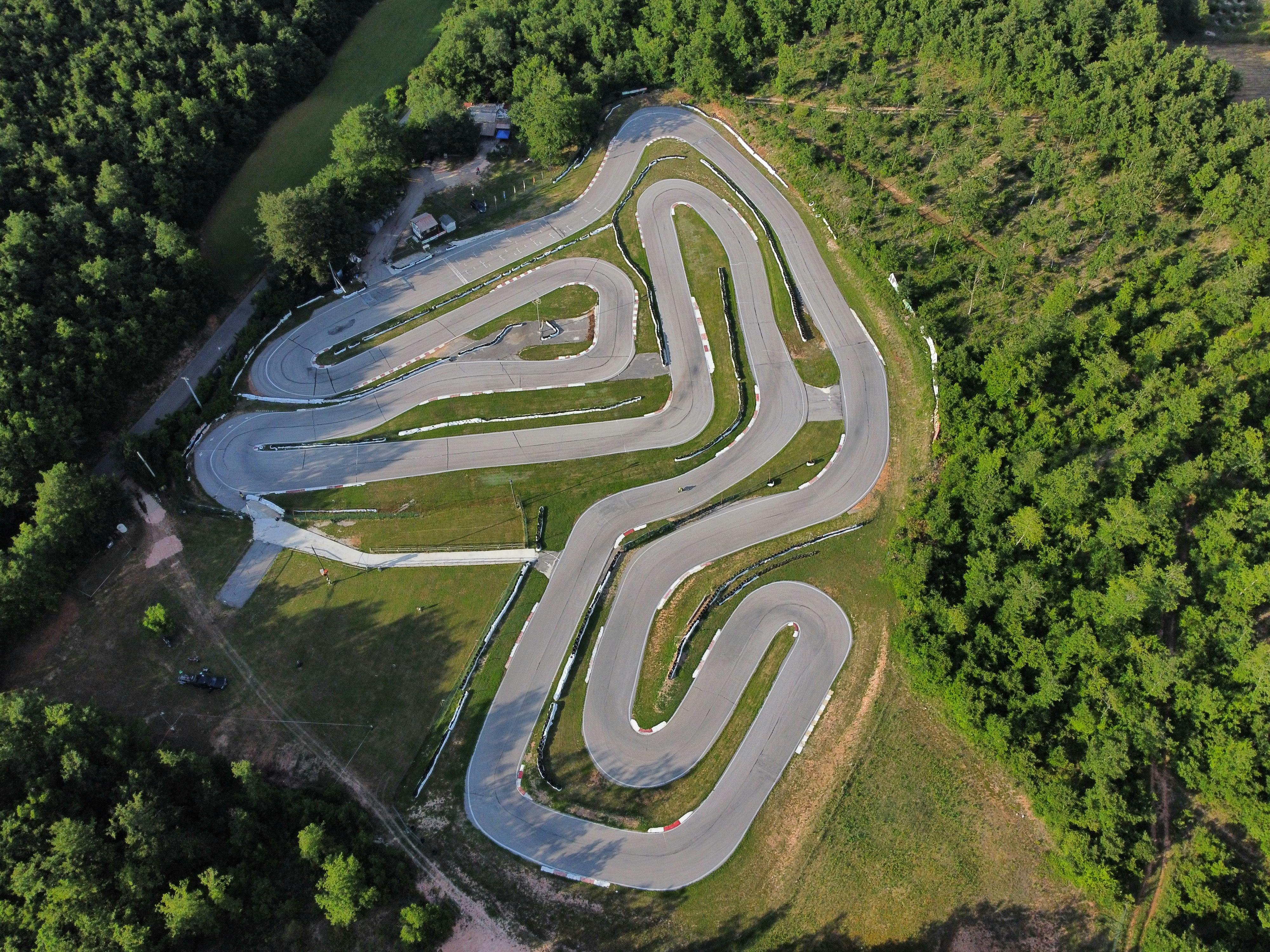 Aerial View of Race Track · Free Stock Photo