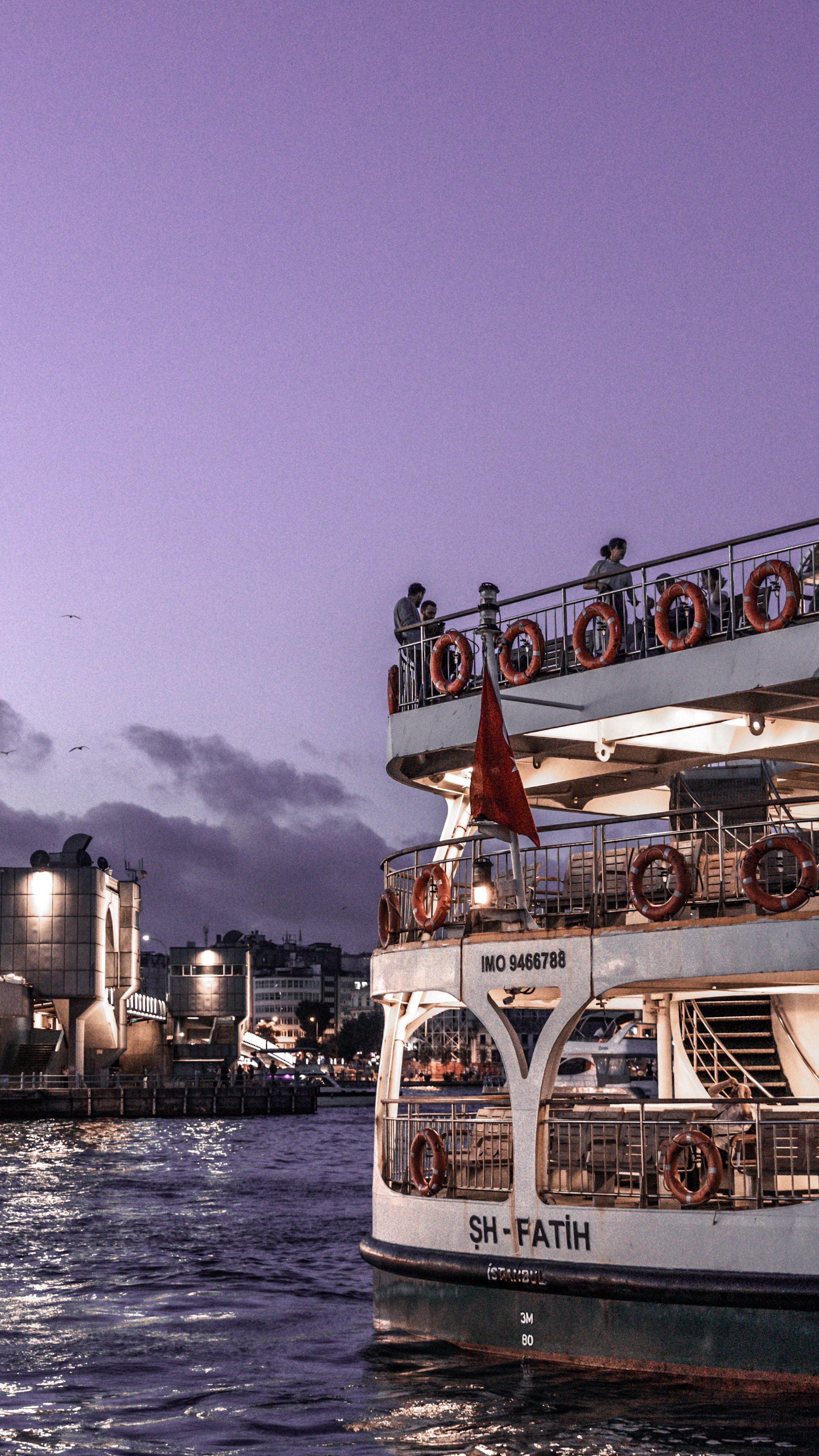 People Riding on White Ferry Boat · Free Stock Photo