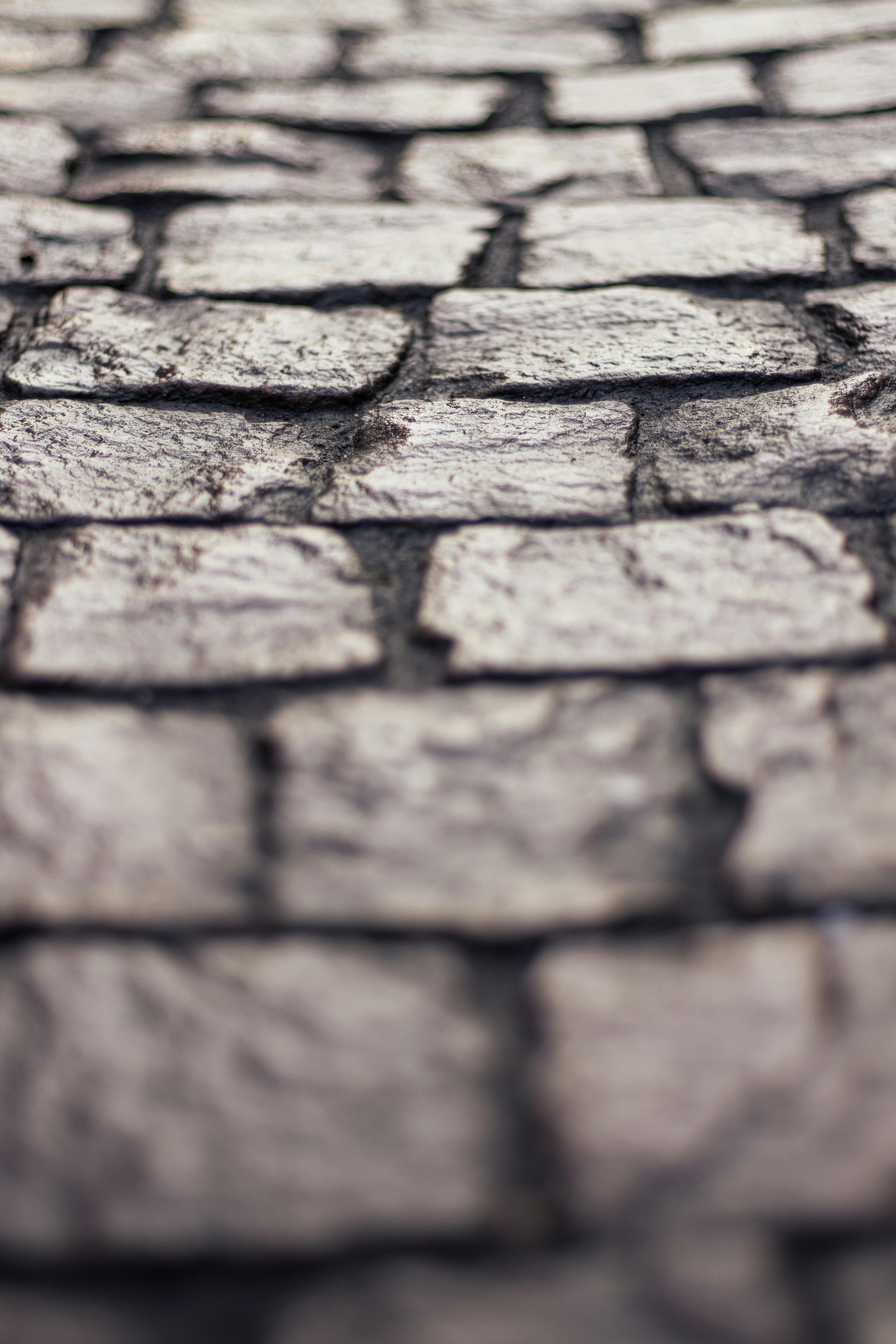 A Street Made of Belgian Blocks · Free Stock Photo