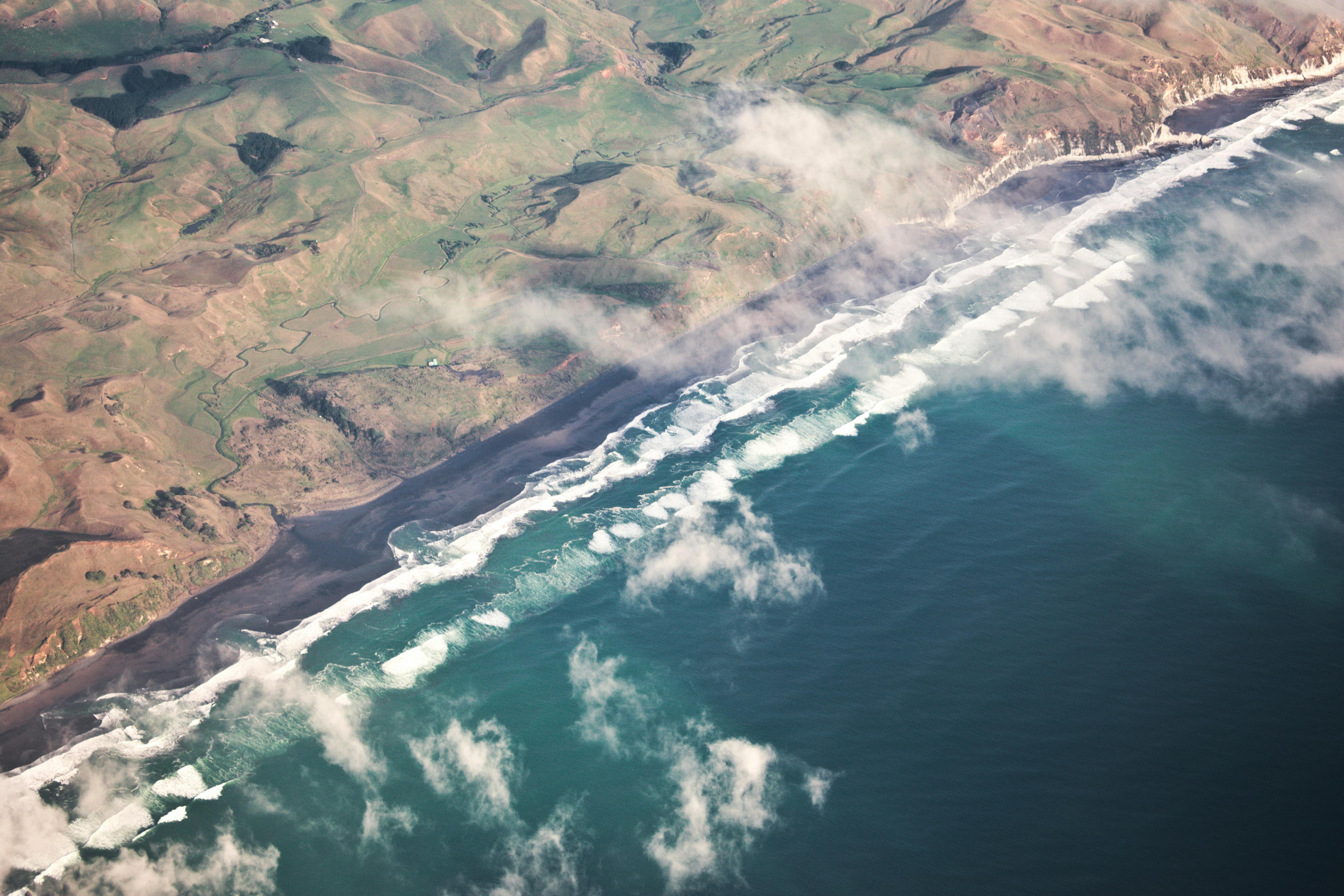 Aerial View of the Coastal Mountain Ranges · Free Stock Photo