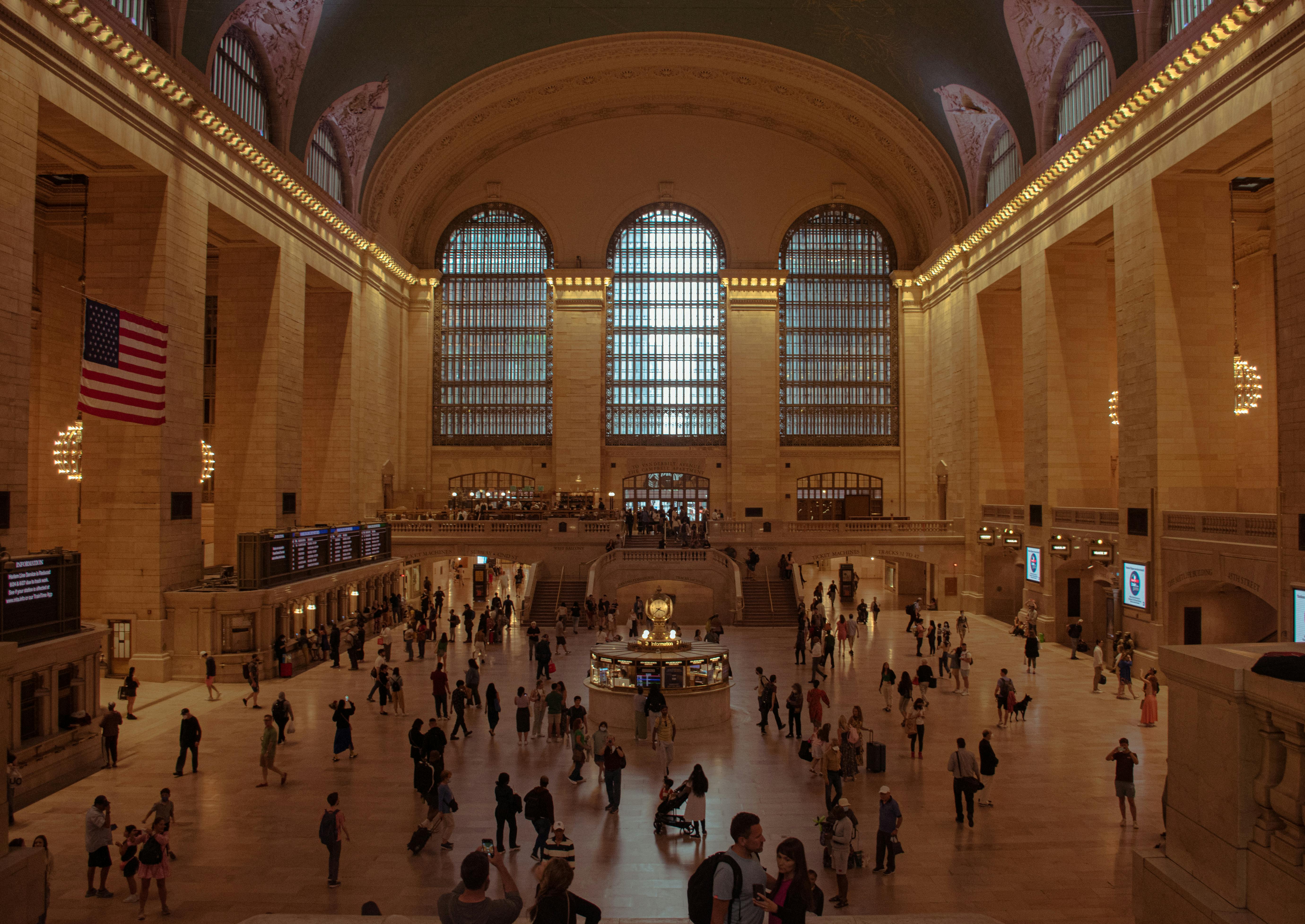 People Walking Inside Building · Free Stock Photo