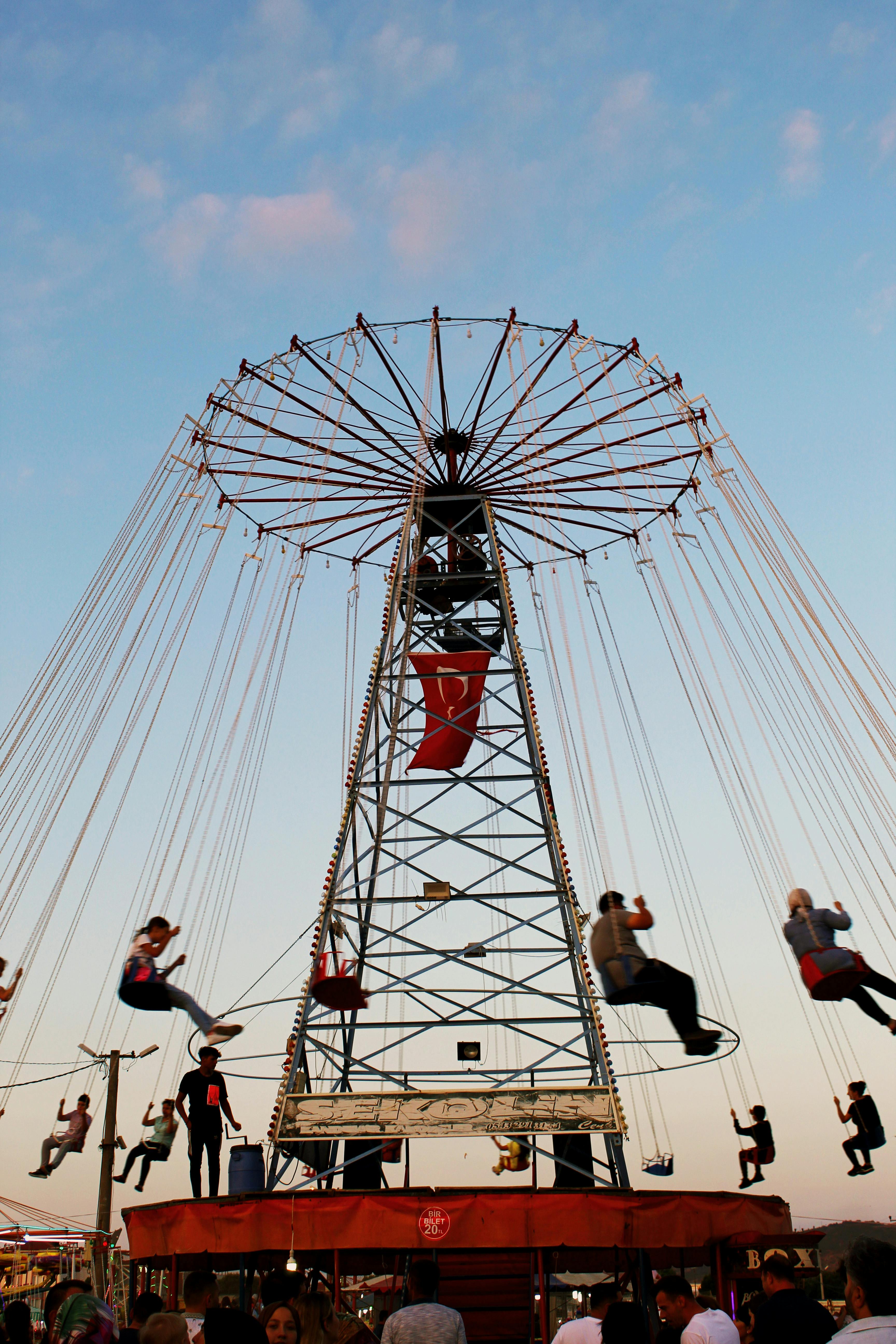 People Riding an Amusement Ride · Free Stock Photo
