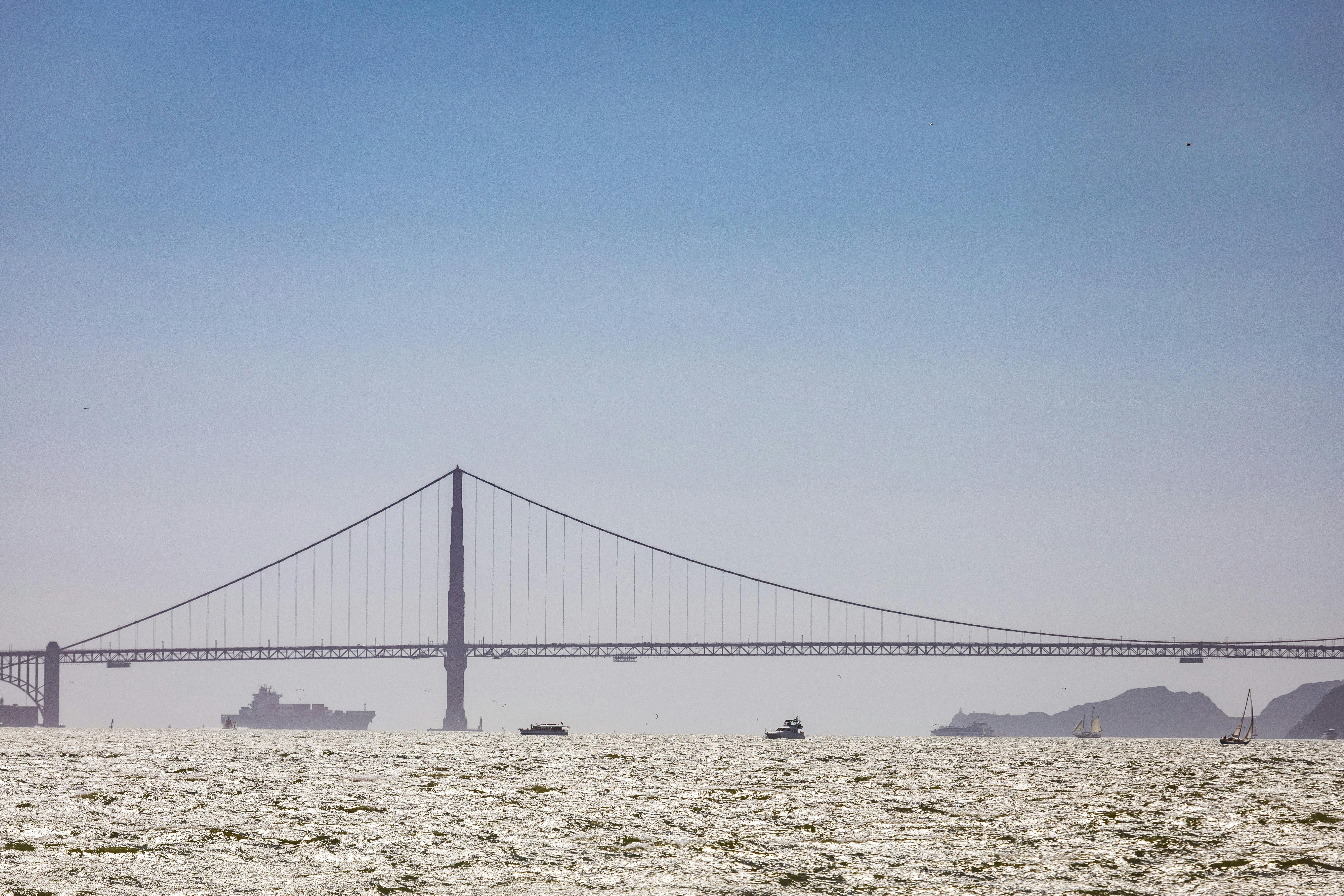 Golden Gate Bridge Over the Ocean · Free Stock Photo