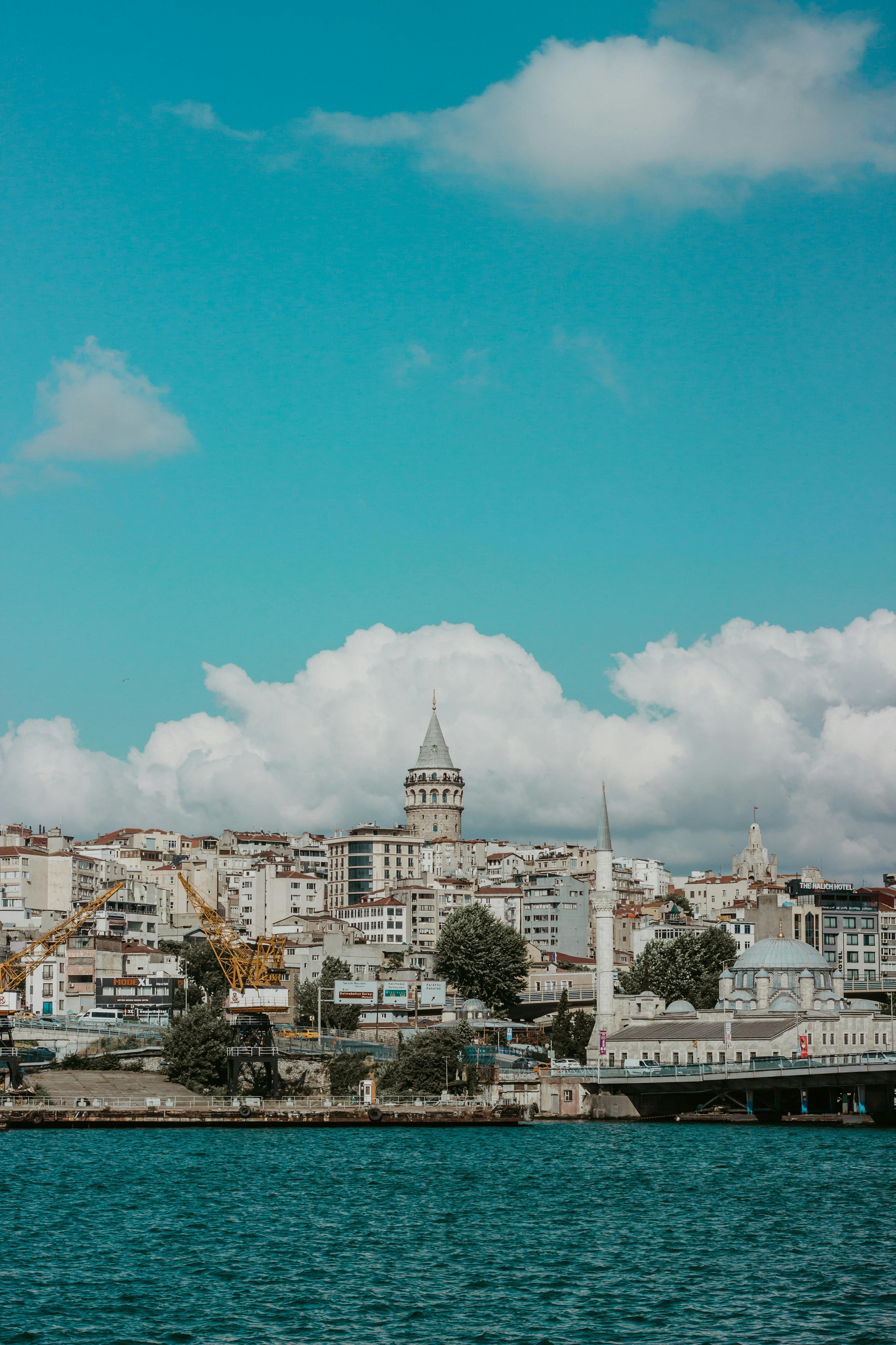 Istanbul Skyline During the Sunset · Free Stock Photo