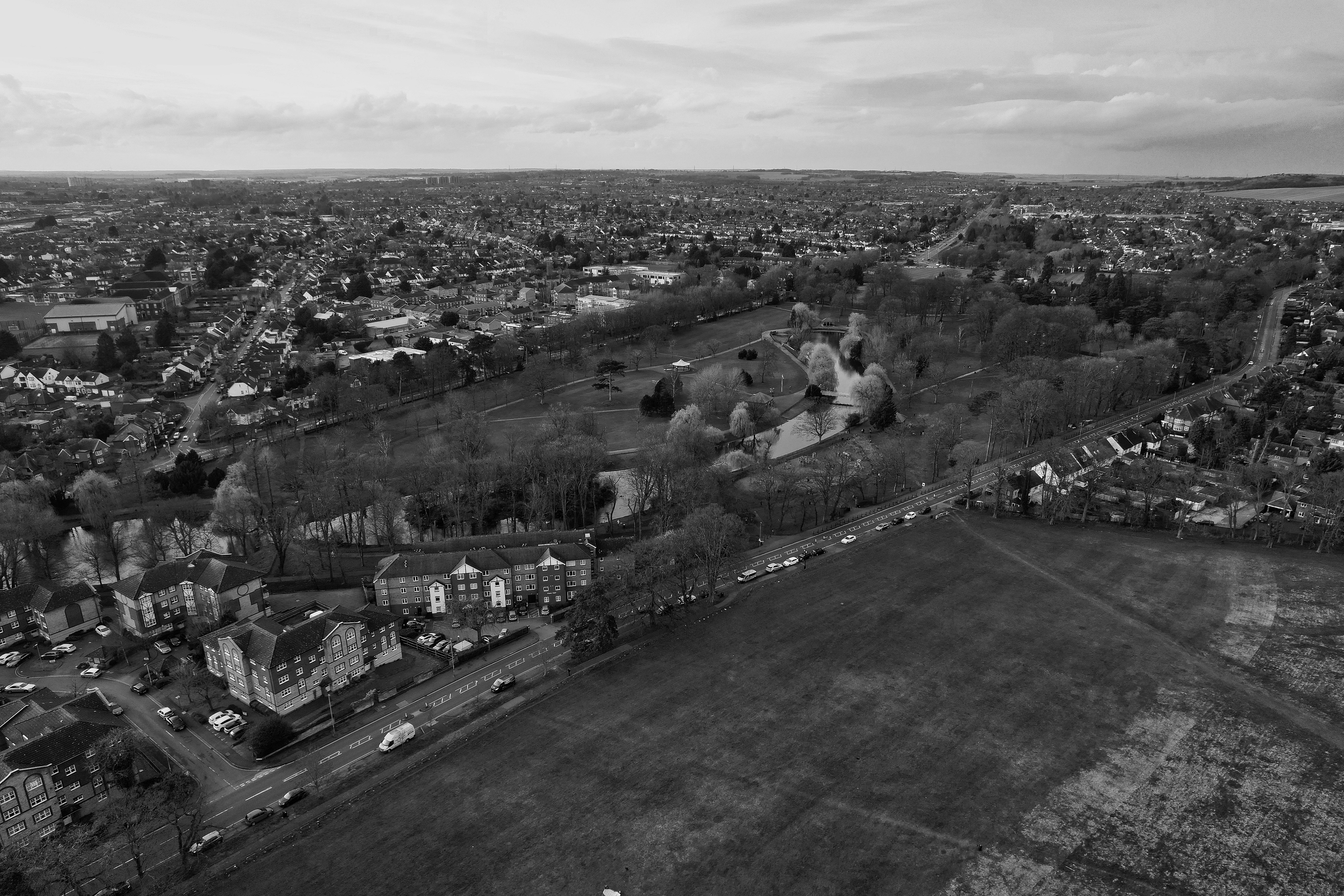 Aerial View of Suburbs · Free Stock Photo