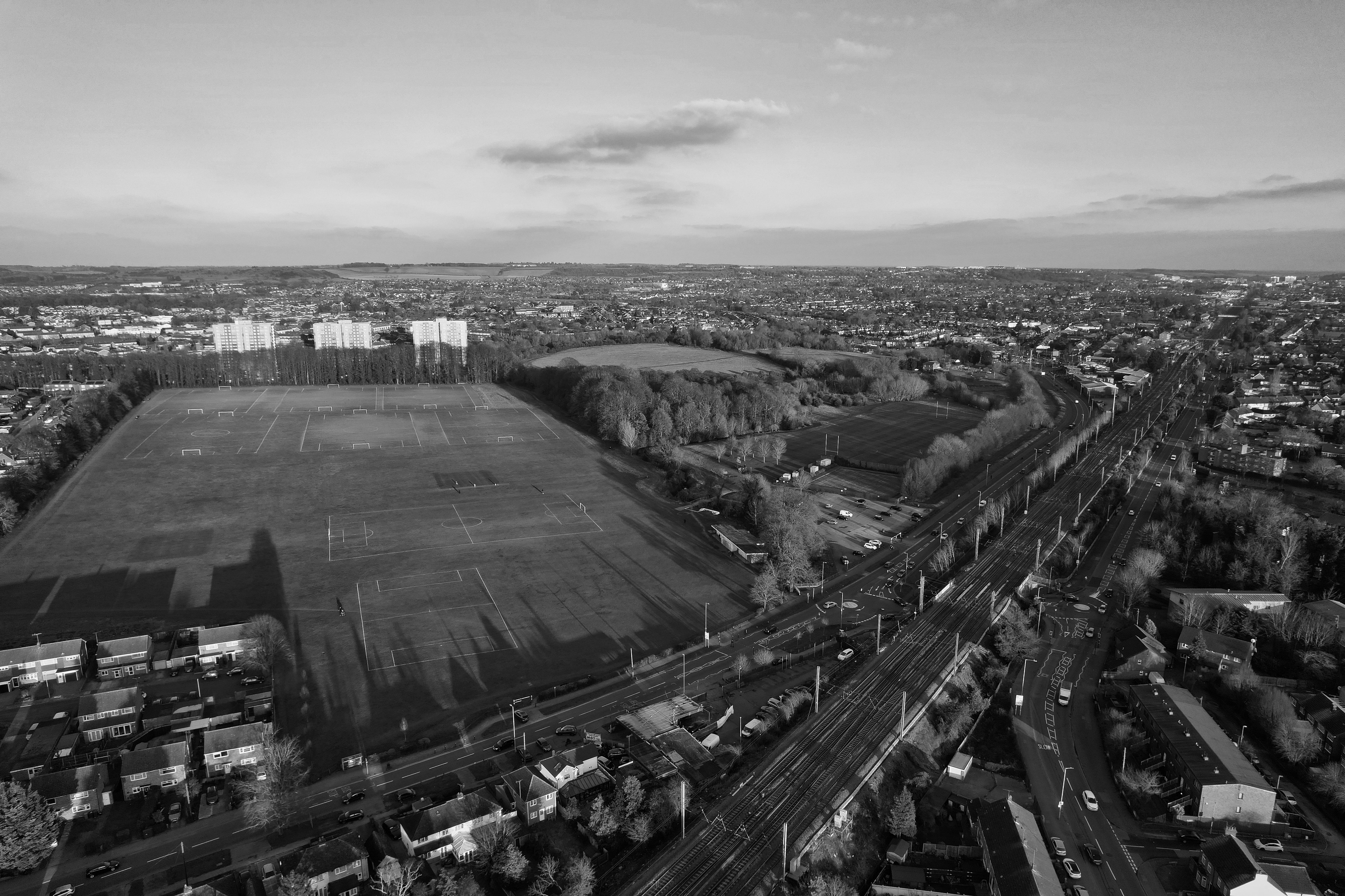 Hull Cityscape in Birds Eye View · Free Stock Photo