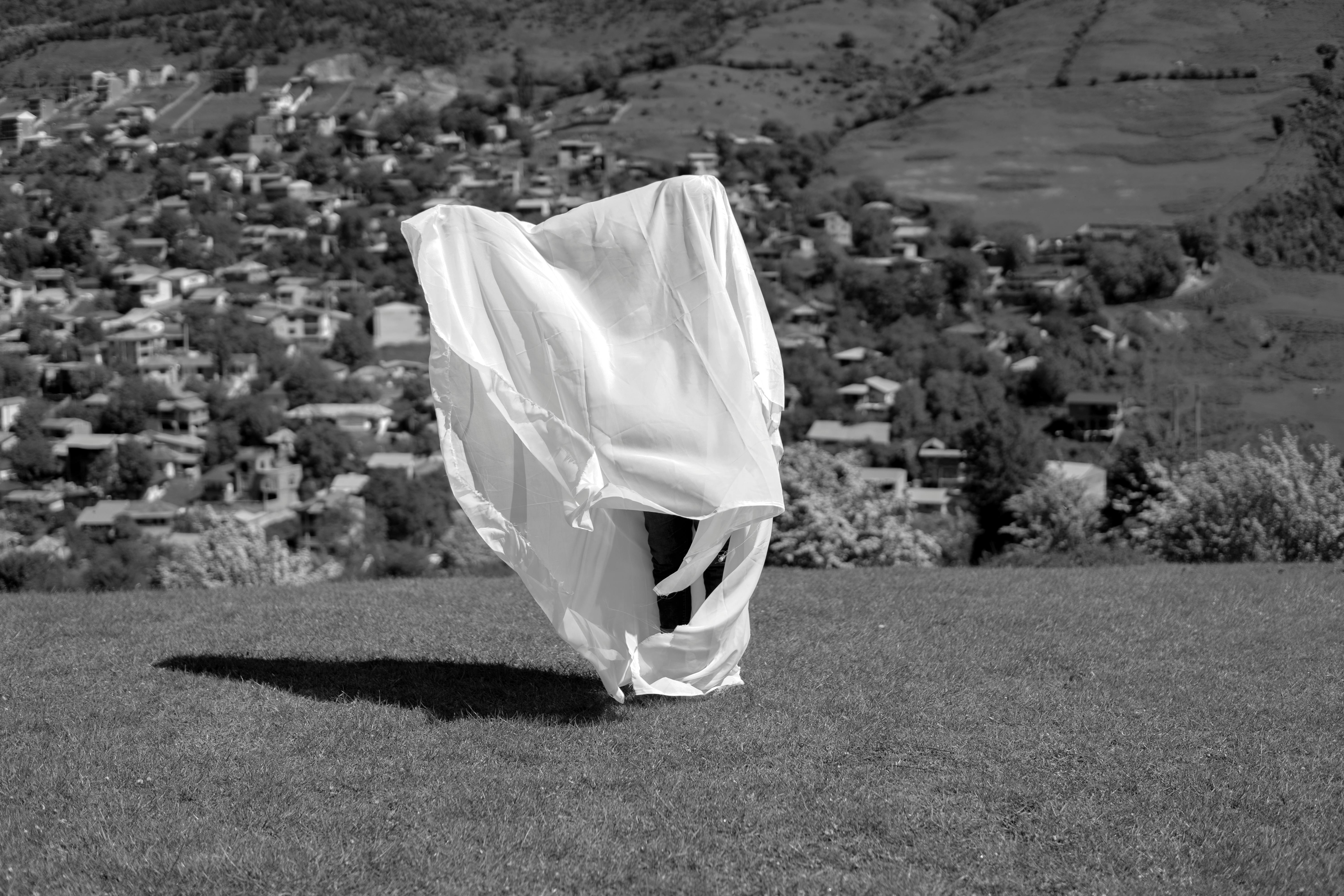 Person Covered with a Blanket · Free Stock Photo