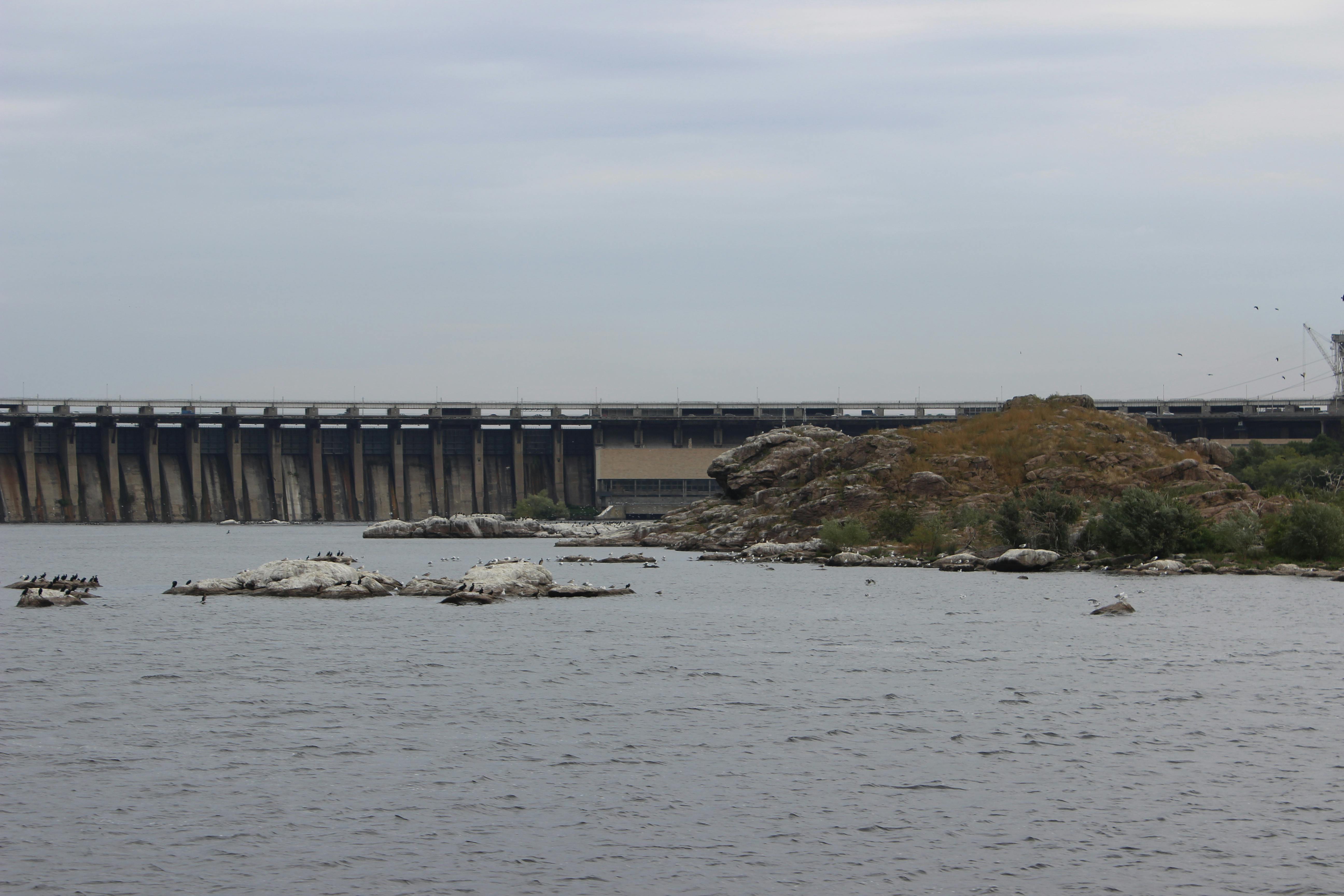 Open Flood Gates of a River Dam · Free Stock Photo