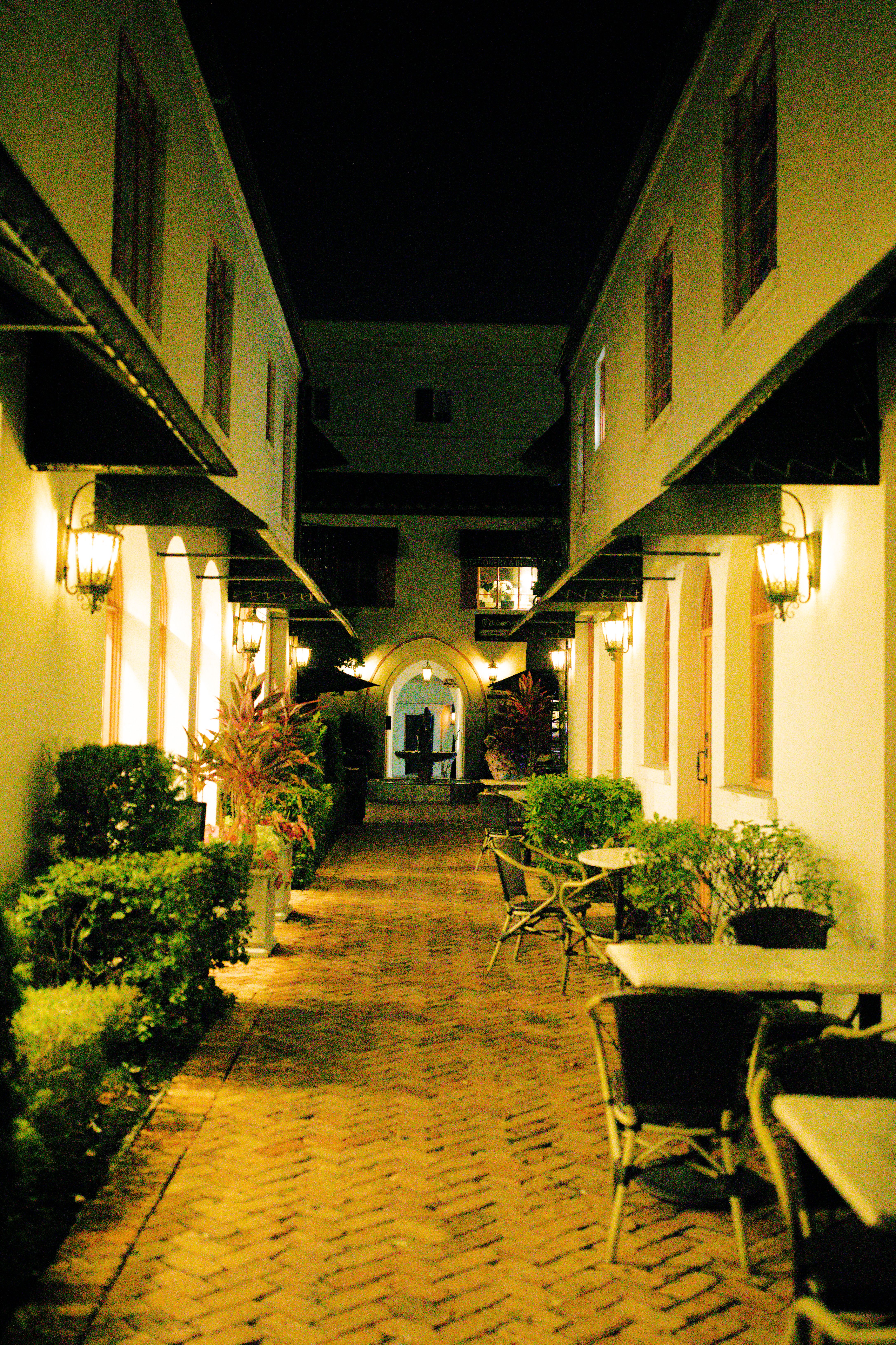 Illuminated at Night Passage · Free Stock Photo