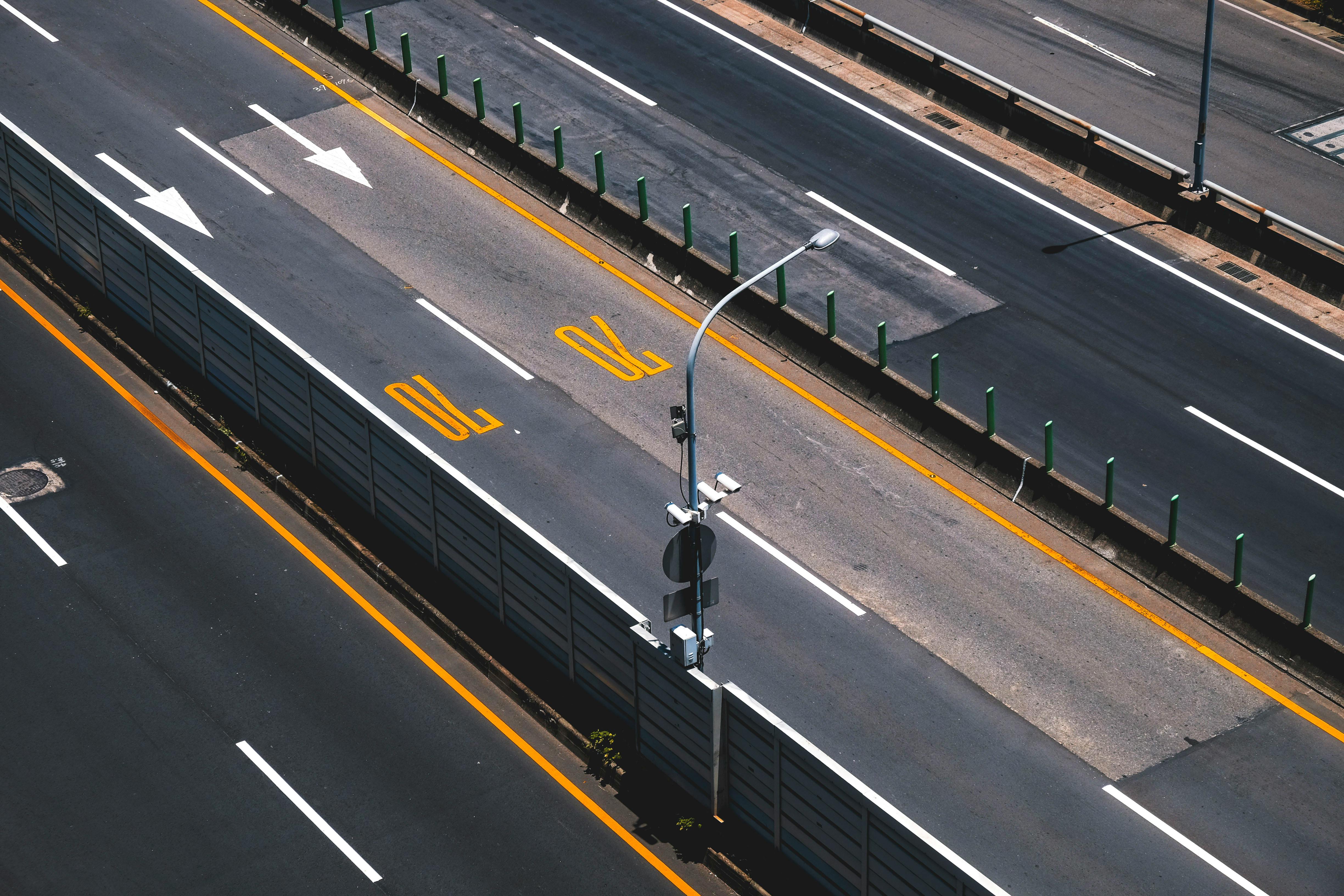 Black and White Bike Lane Signage · Free Stock Photo