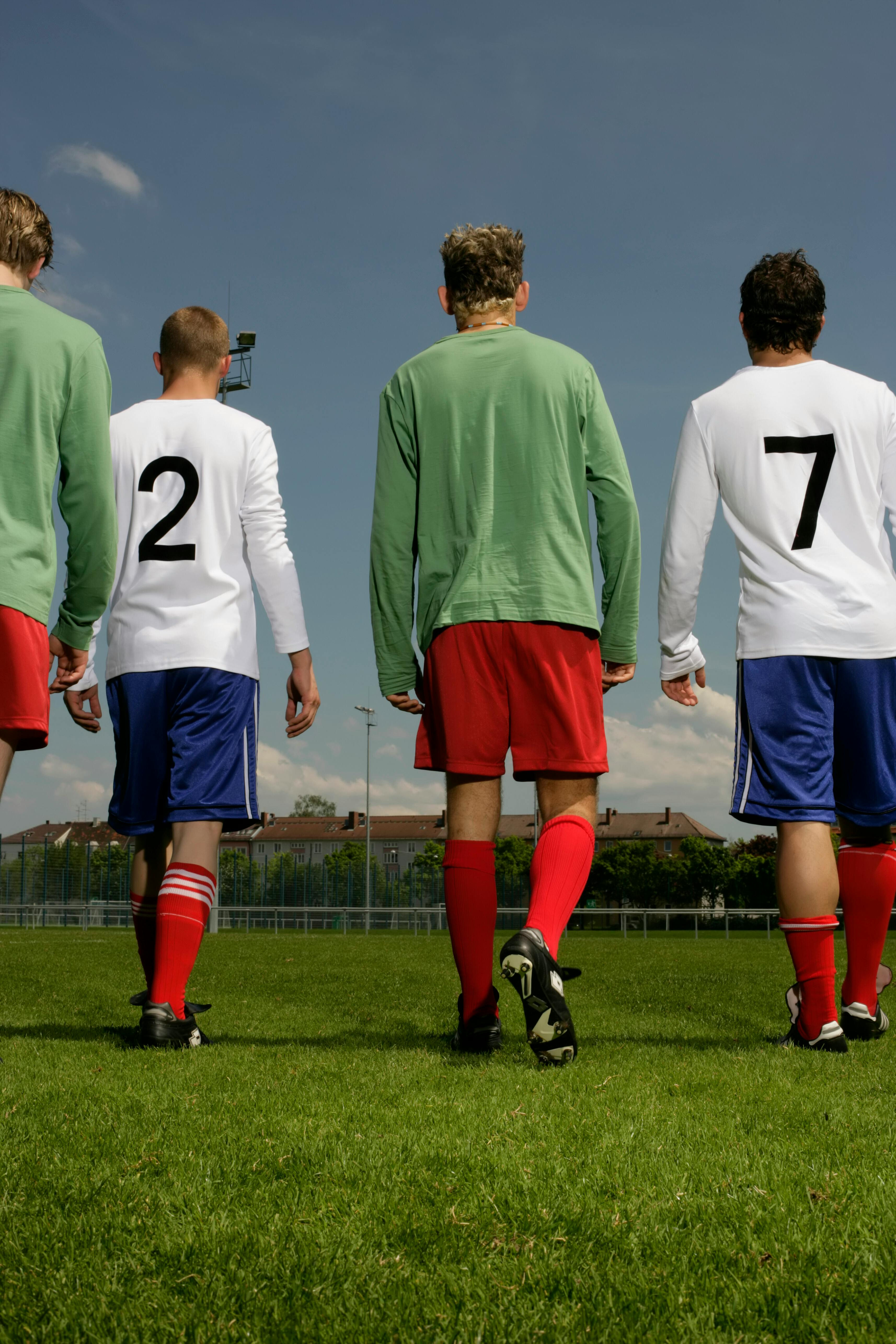 A Coach Looking his Soccer Players · Free Stock Photo