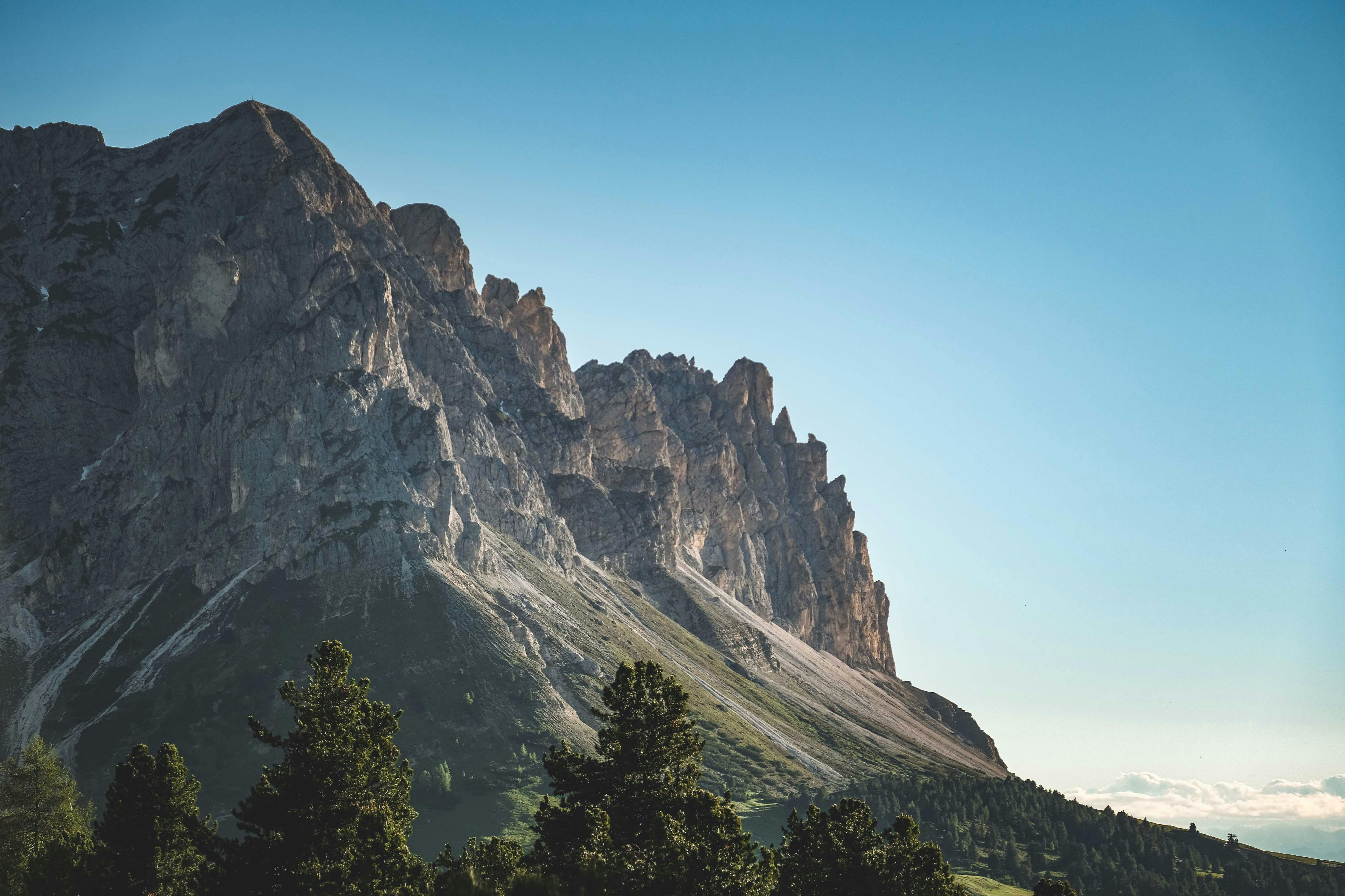 Mountain and Blue Sky · Free Stock Photo