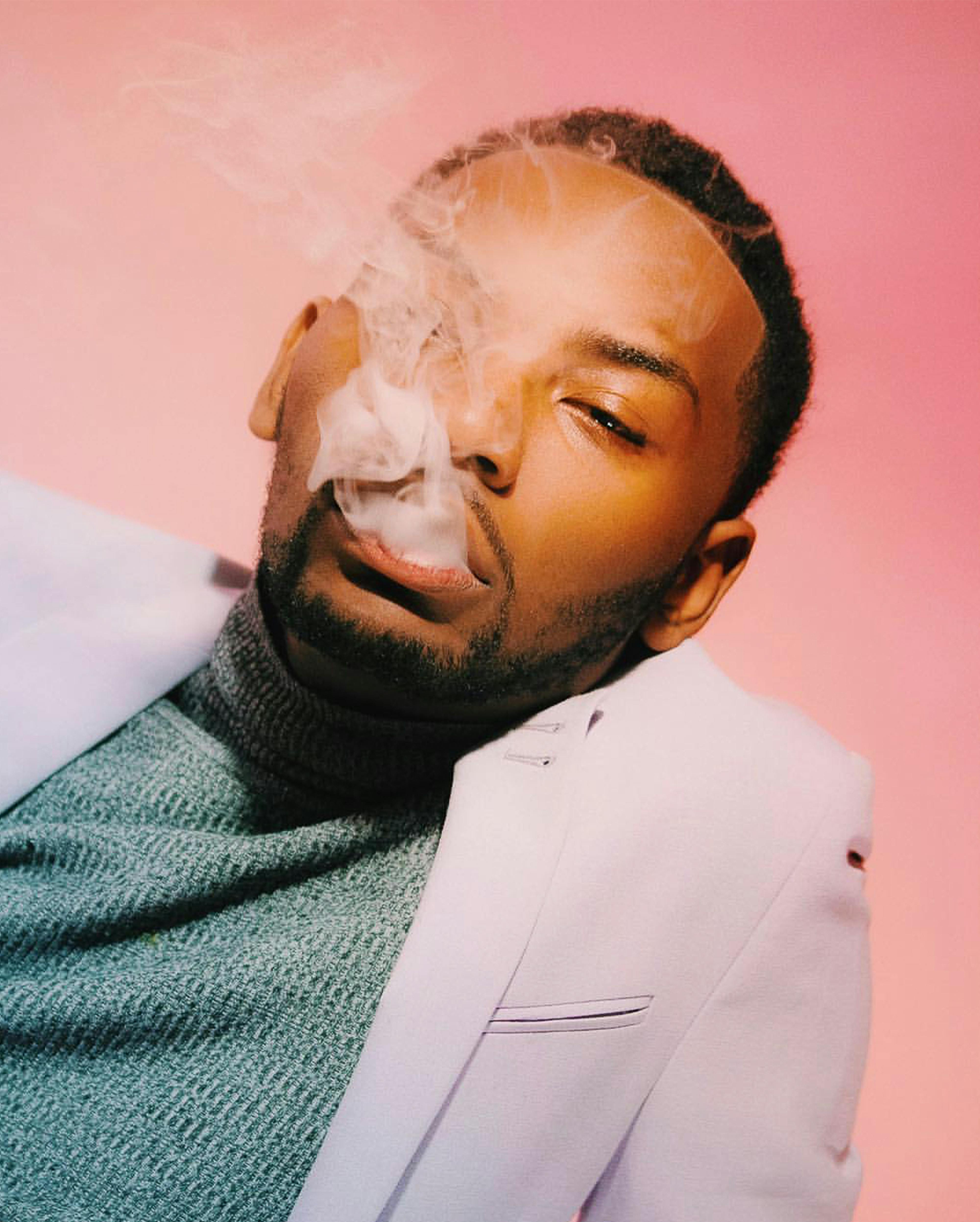 Man during Exhaling Smoke · Free Stock Photo