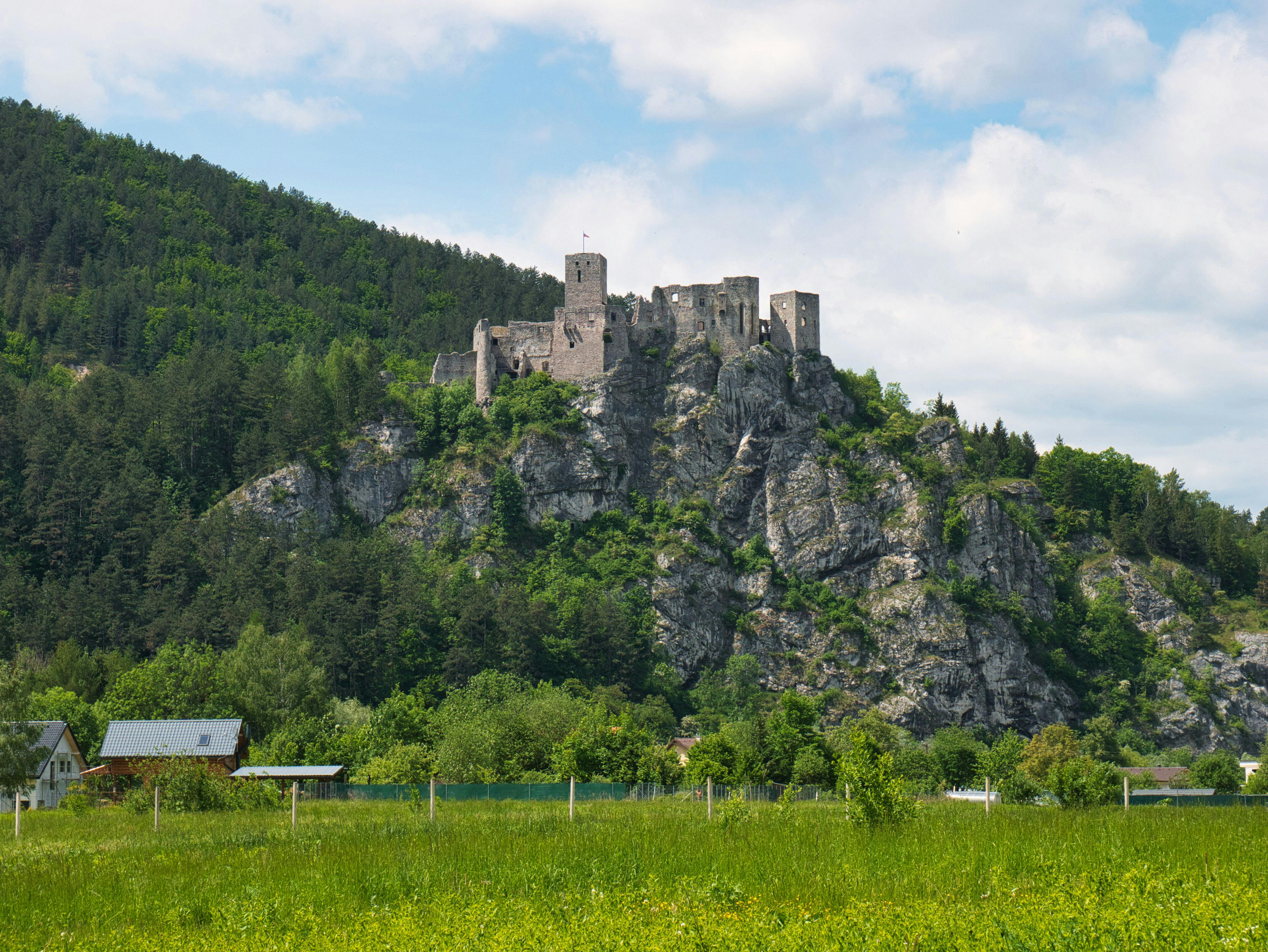 Castle on Rock Formation in Summer · Free Stock Photo