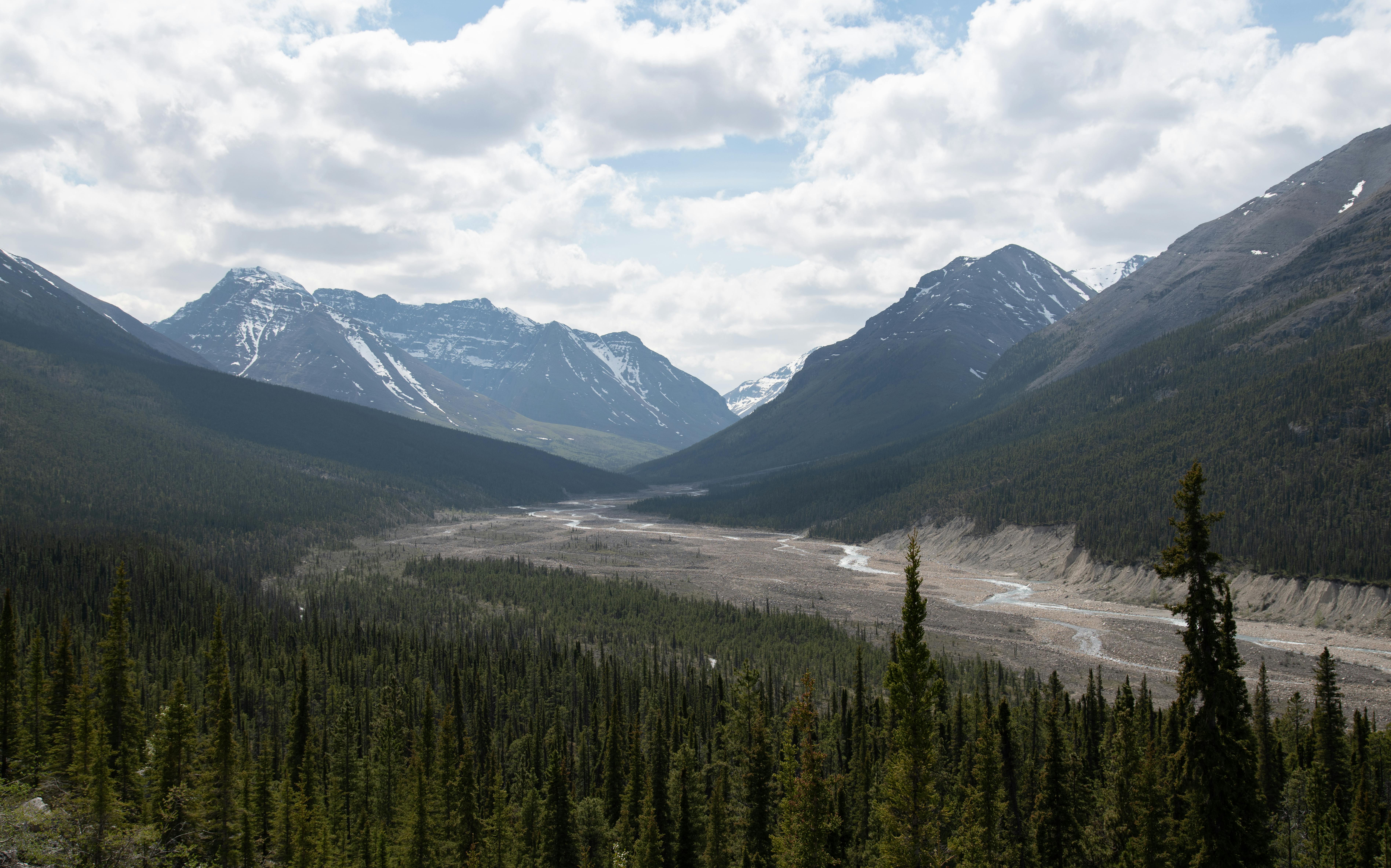 Valley Among Mountains · Free Stock Photo