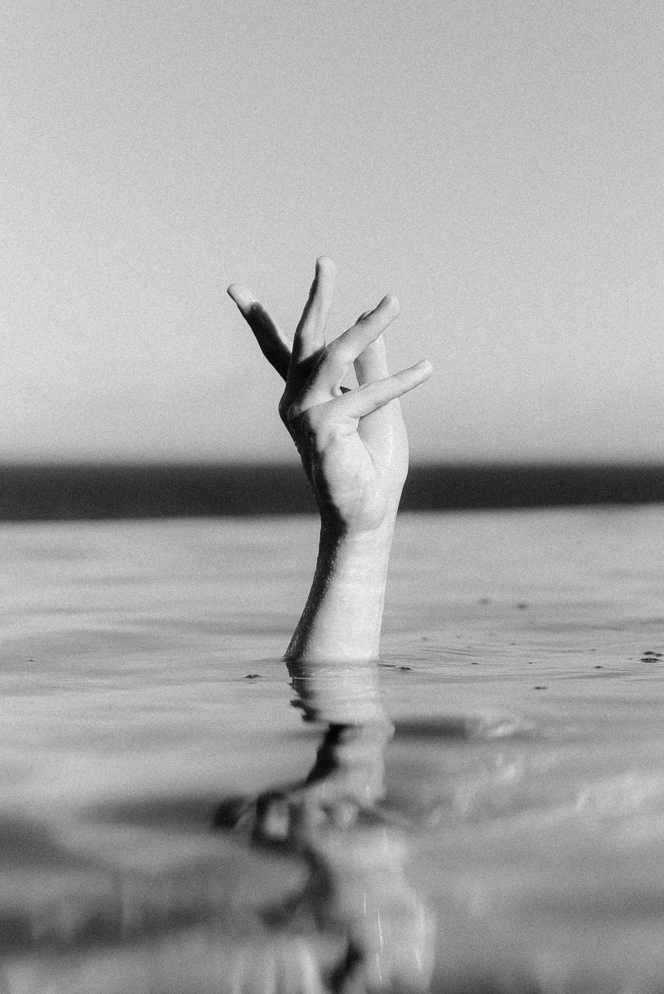 Hand over Water · Free Stock Photo