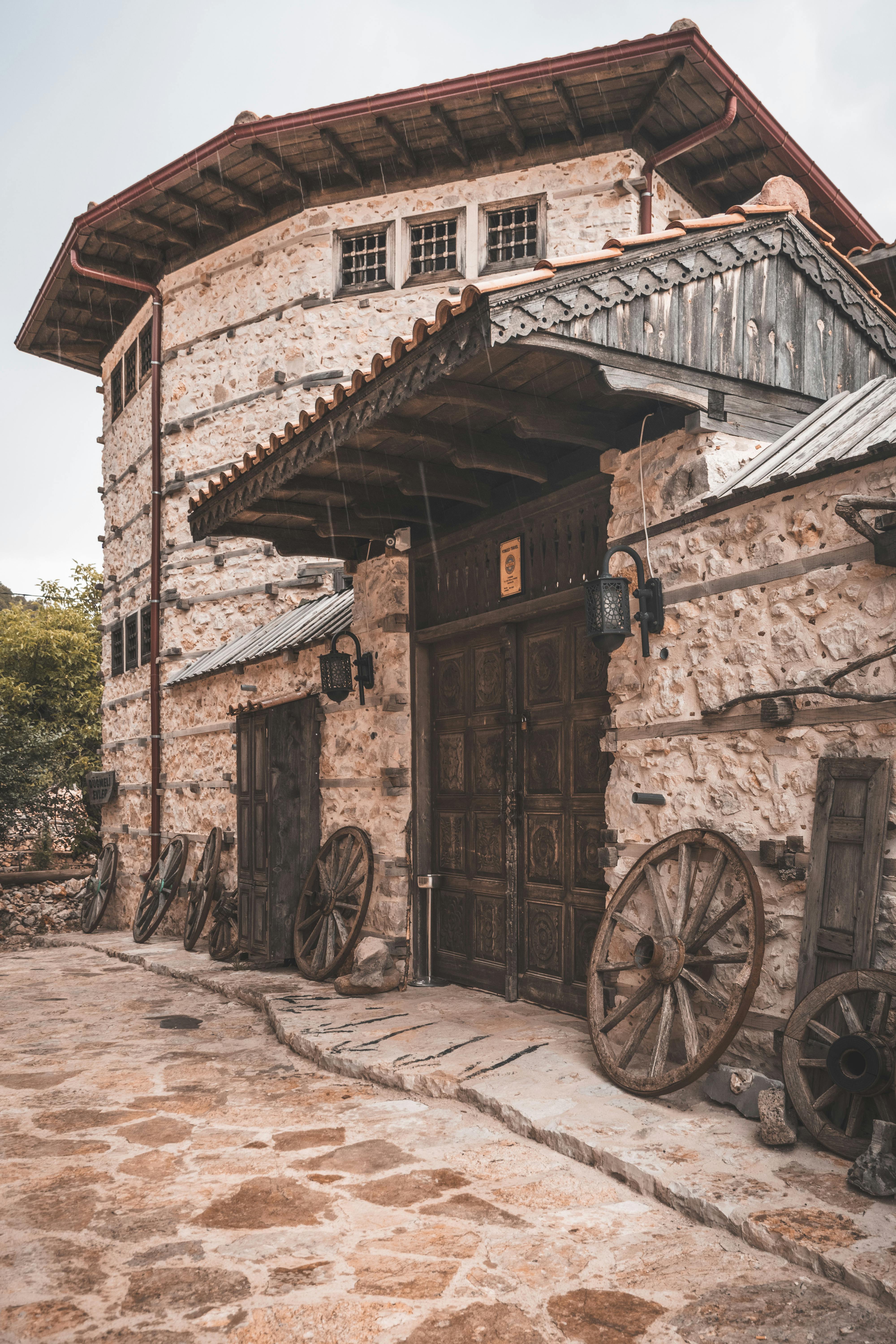 Rustic Stone House · Free Stock Photo