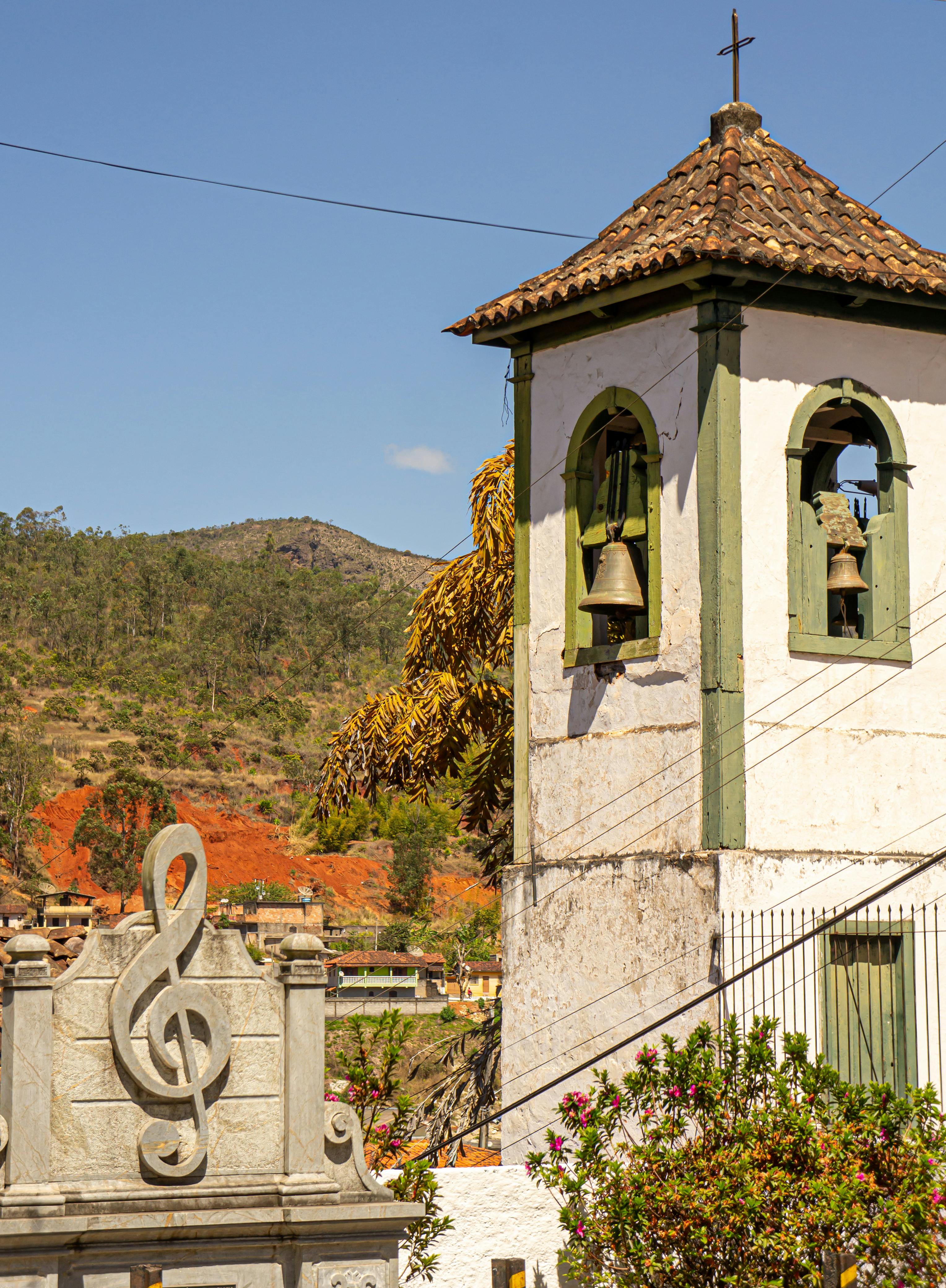A Bell Tower in a Town · Free Stock Photo