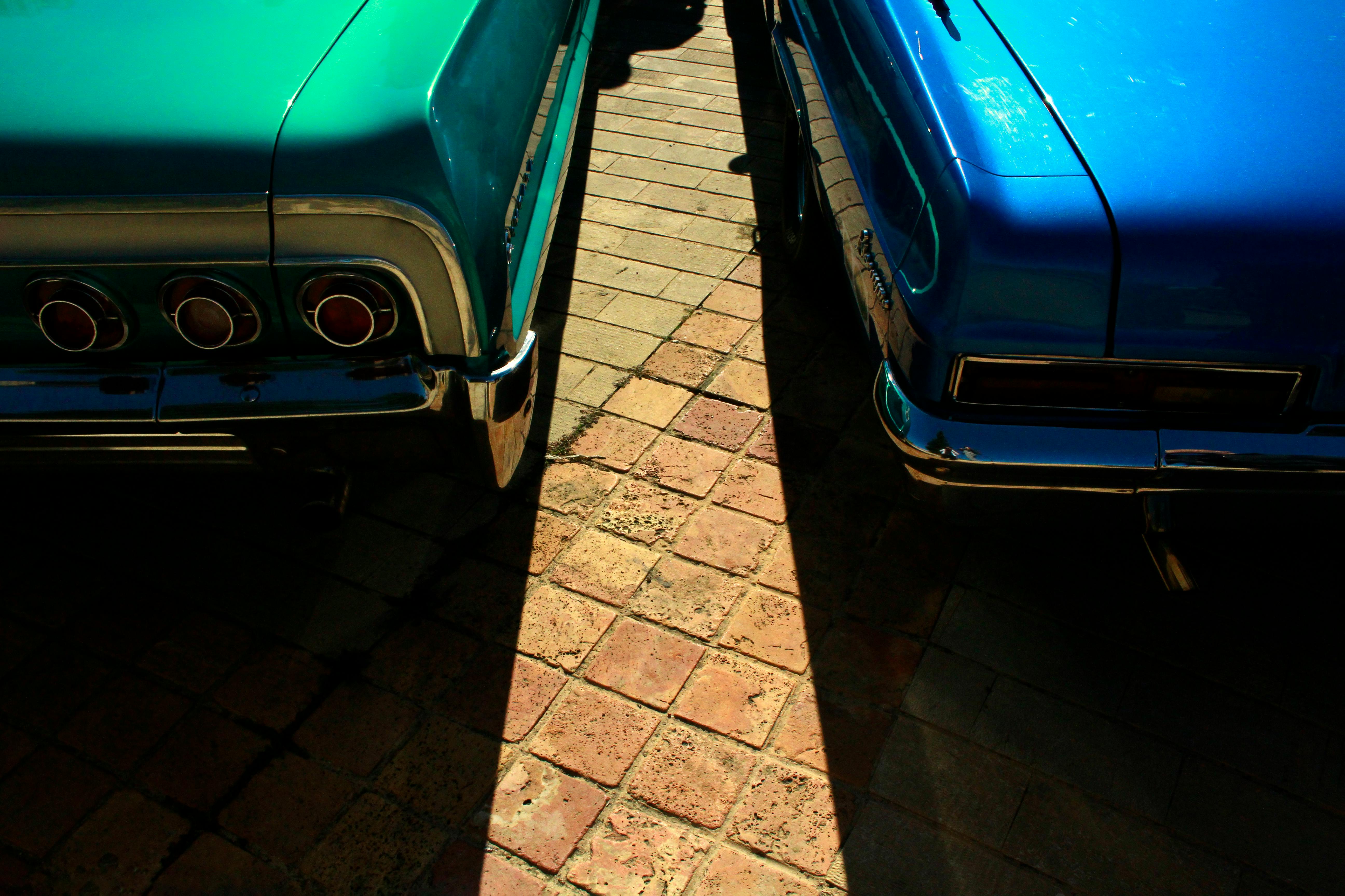 Vintage Cars Parked beside Each Other · Free Stock Photo
