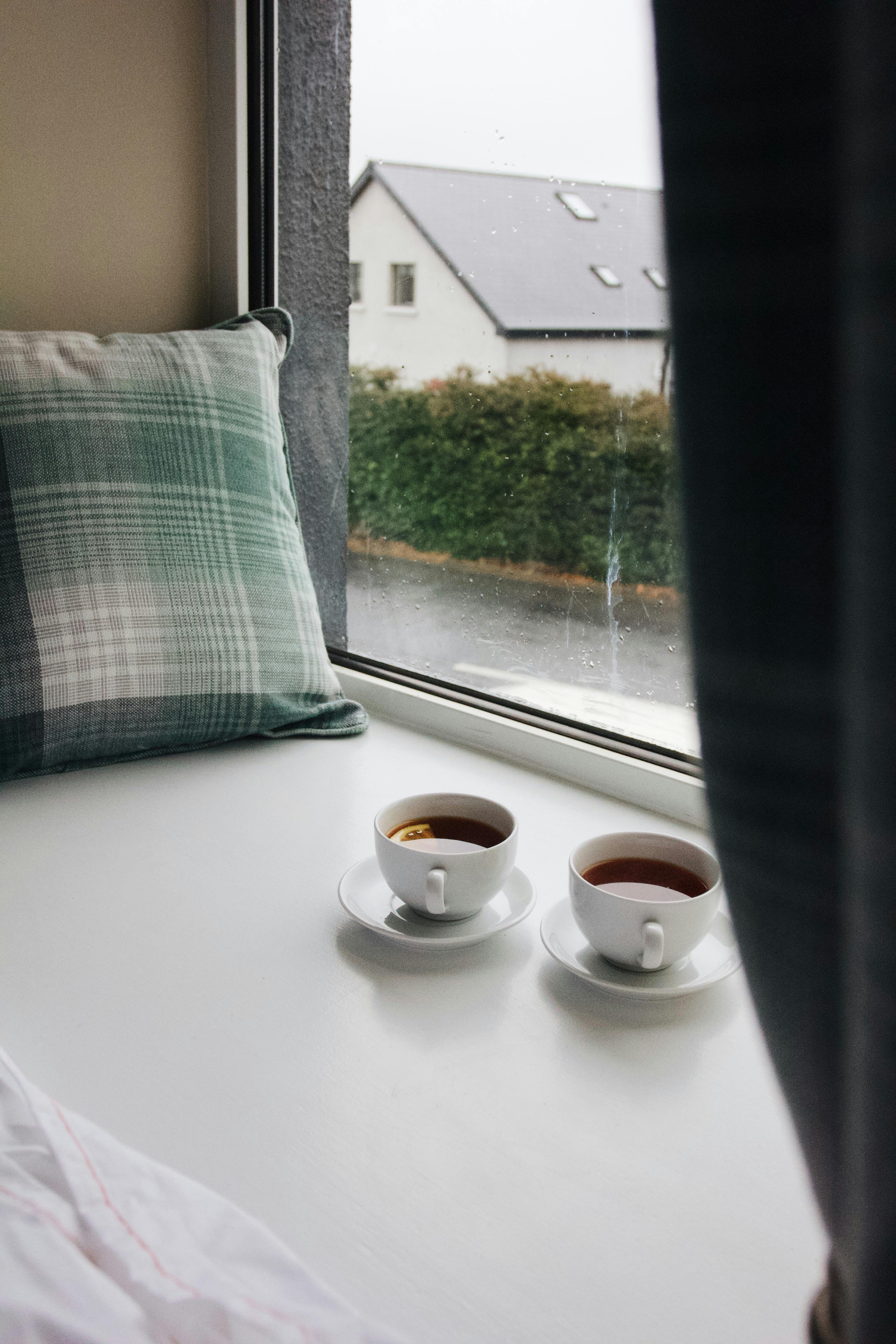 Cups of Tea by the Window · Free Stock Photo
