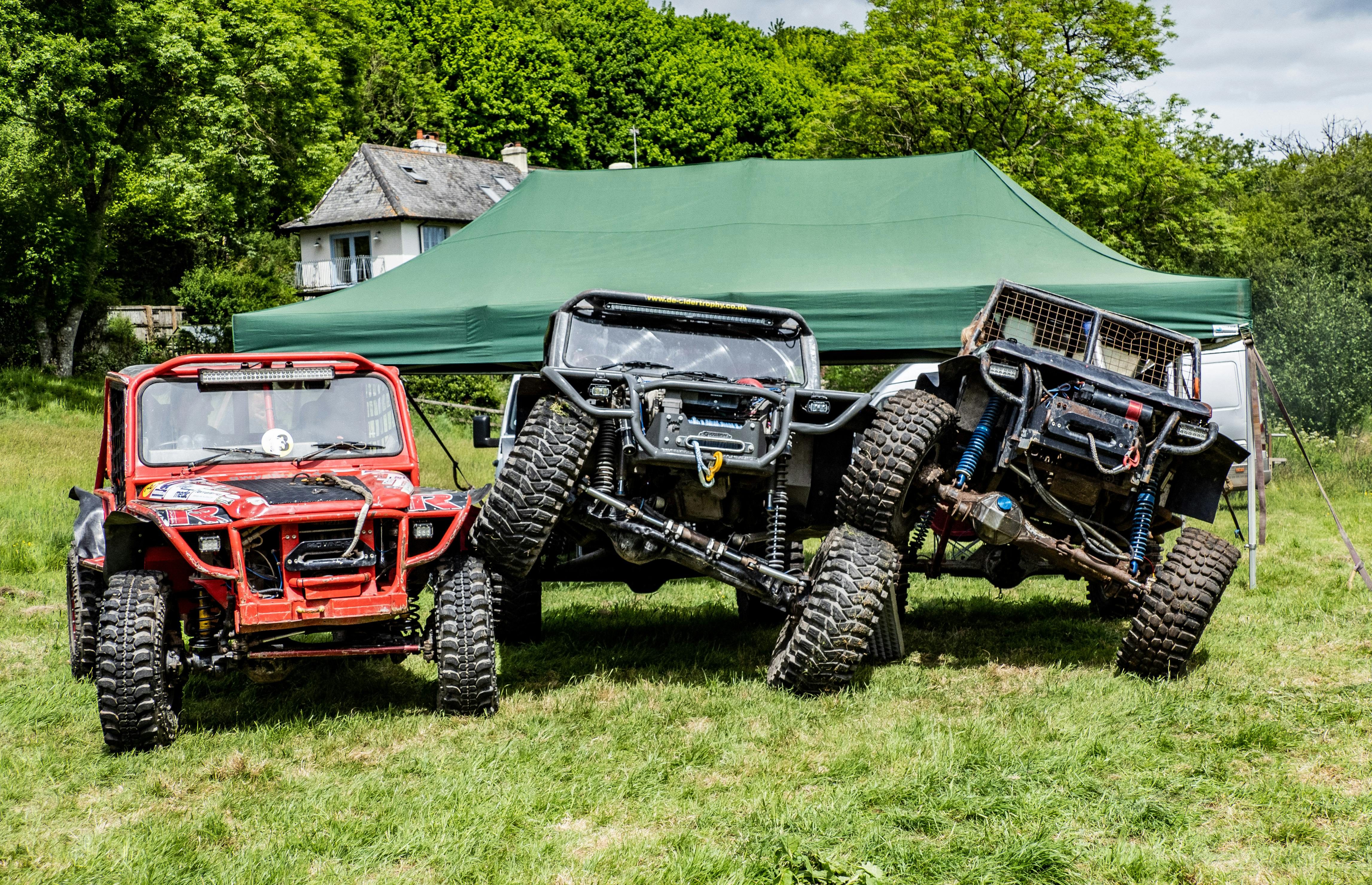 Off-Road Vehicles on a Field · Free Stock Photo