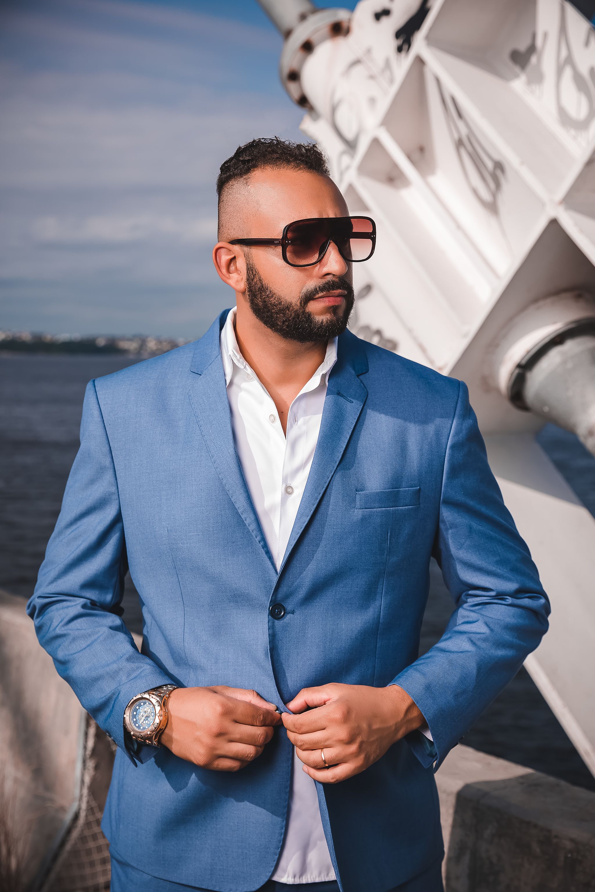Portrait of Elegant Man Wearing Suit · Free Stock Photo