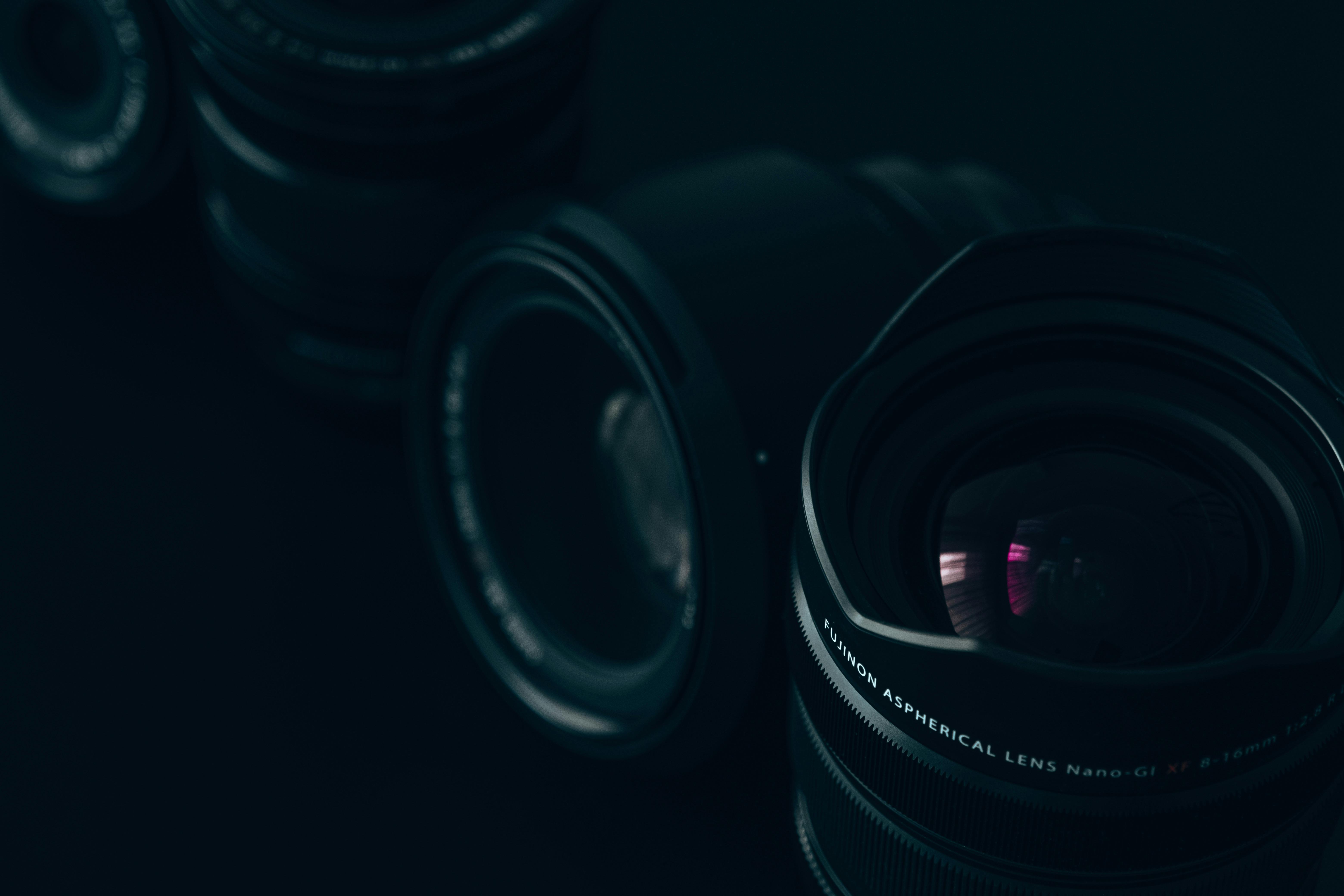 A Close-Up Shot of Camera Lenses · Free Stock Photo