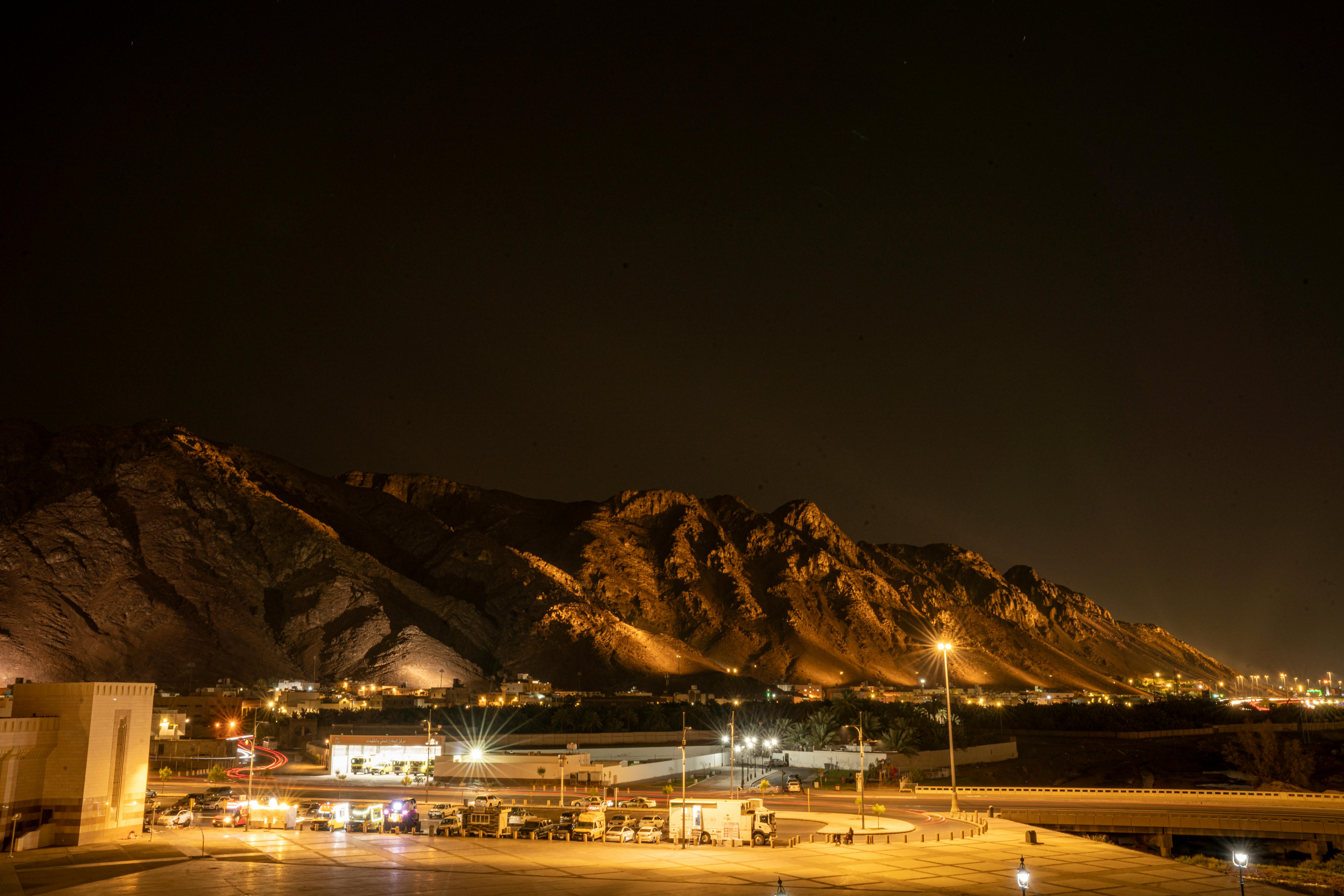 Mount Uhud at Night, Medina, Saudi Arabia · Free Stock Photo