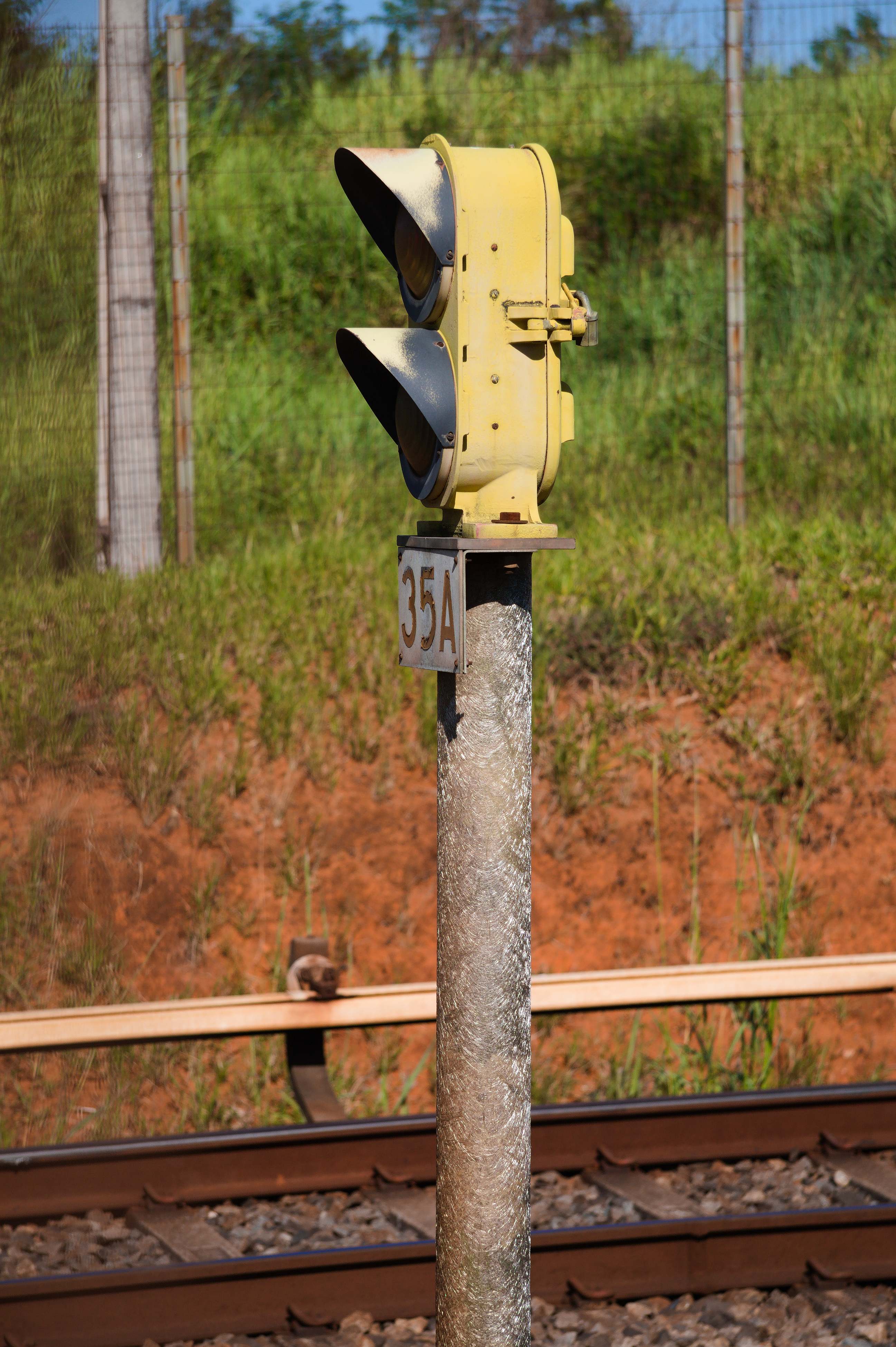 Railroad Traffic Light with Stand · Free Stock Photo