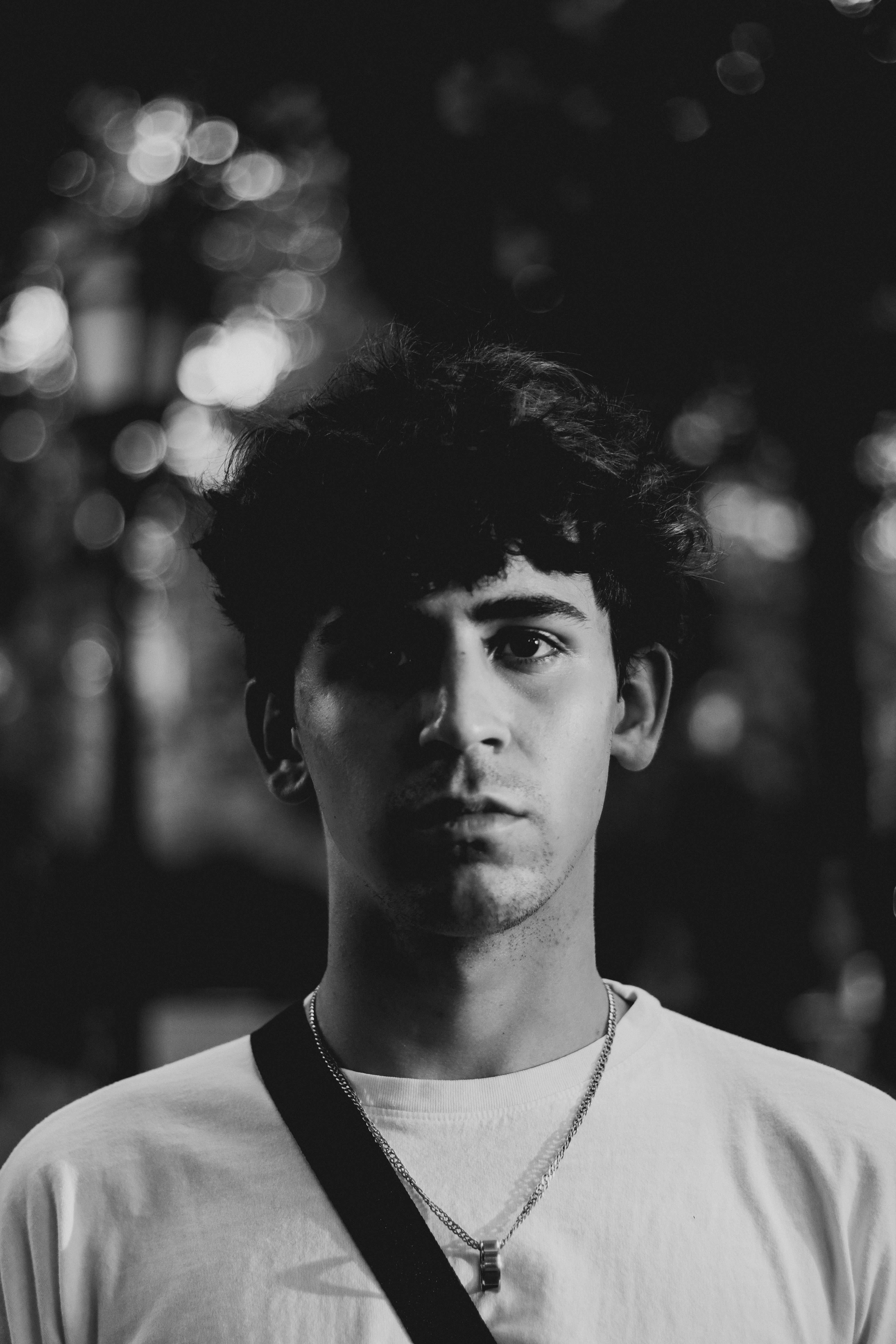 Monochrome Portrait of a Man · Free Stock Photo
