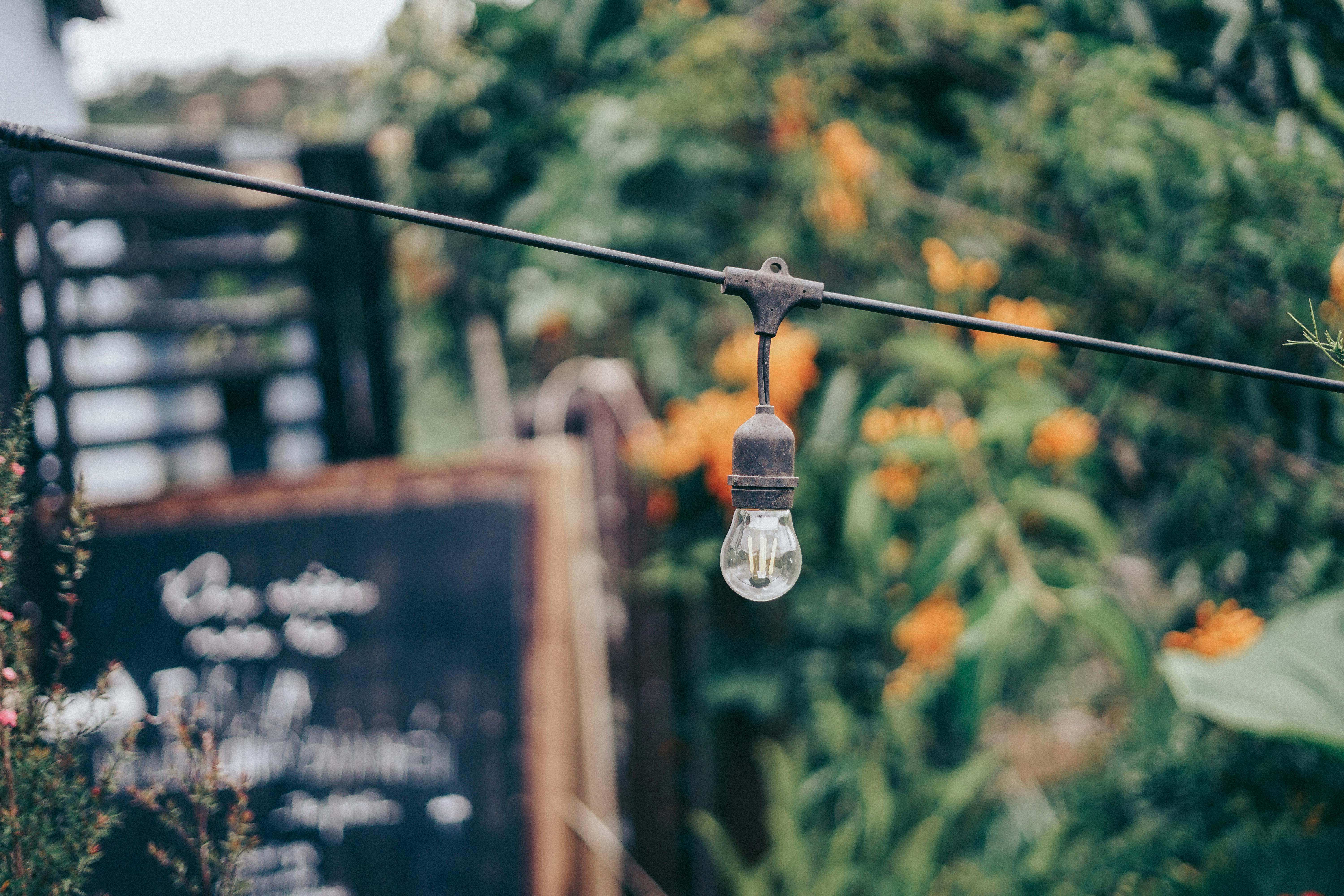 Selective Focus Photo of Hanging Lights · Free Stock Photo
