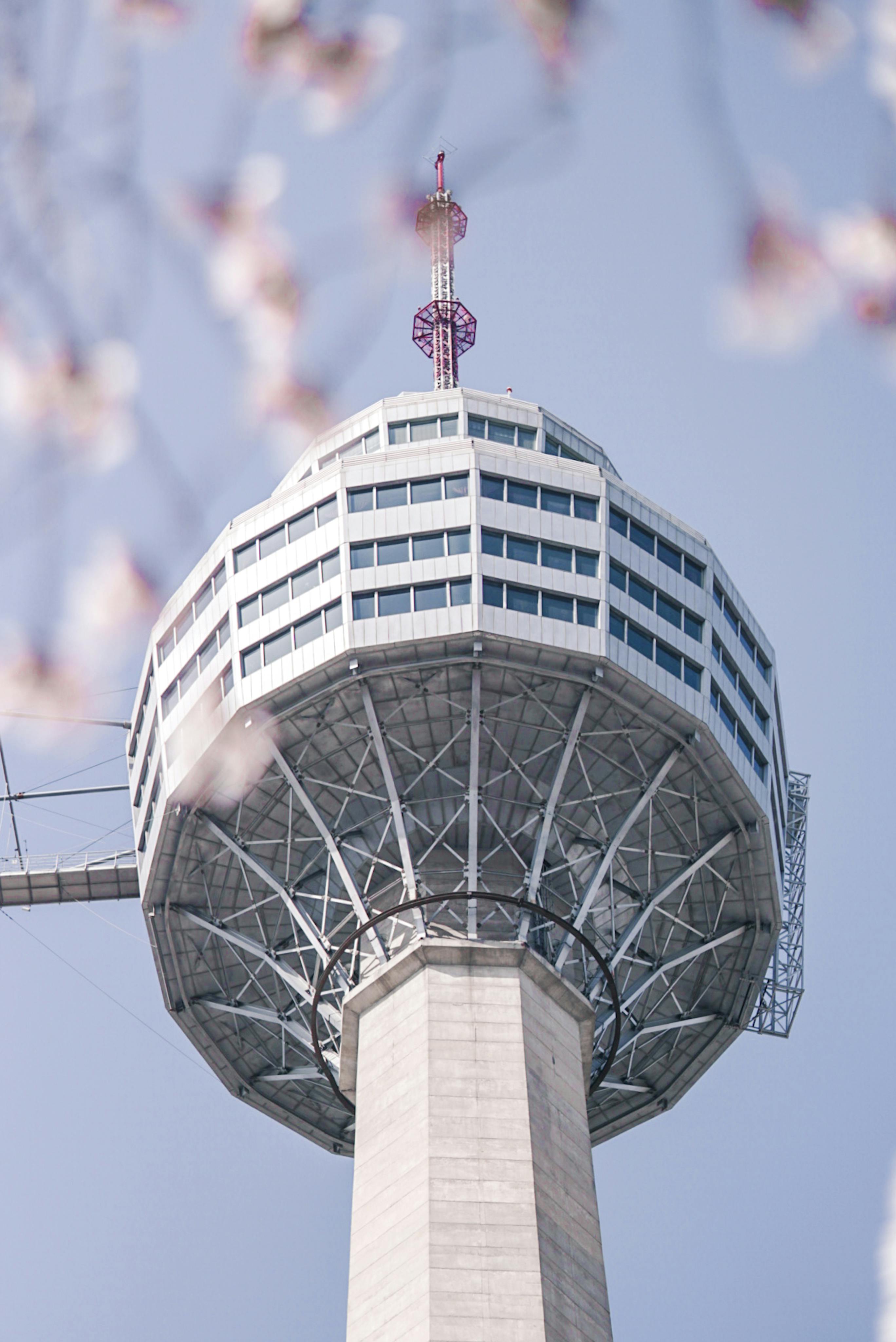 Silhouette of N Seoul Tower Under Purple Sky · Free Stock Photo