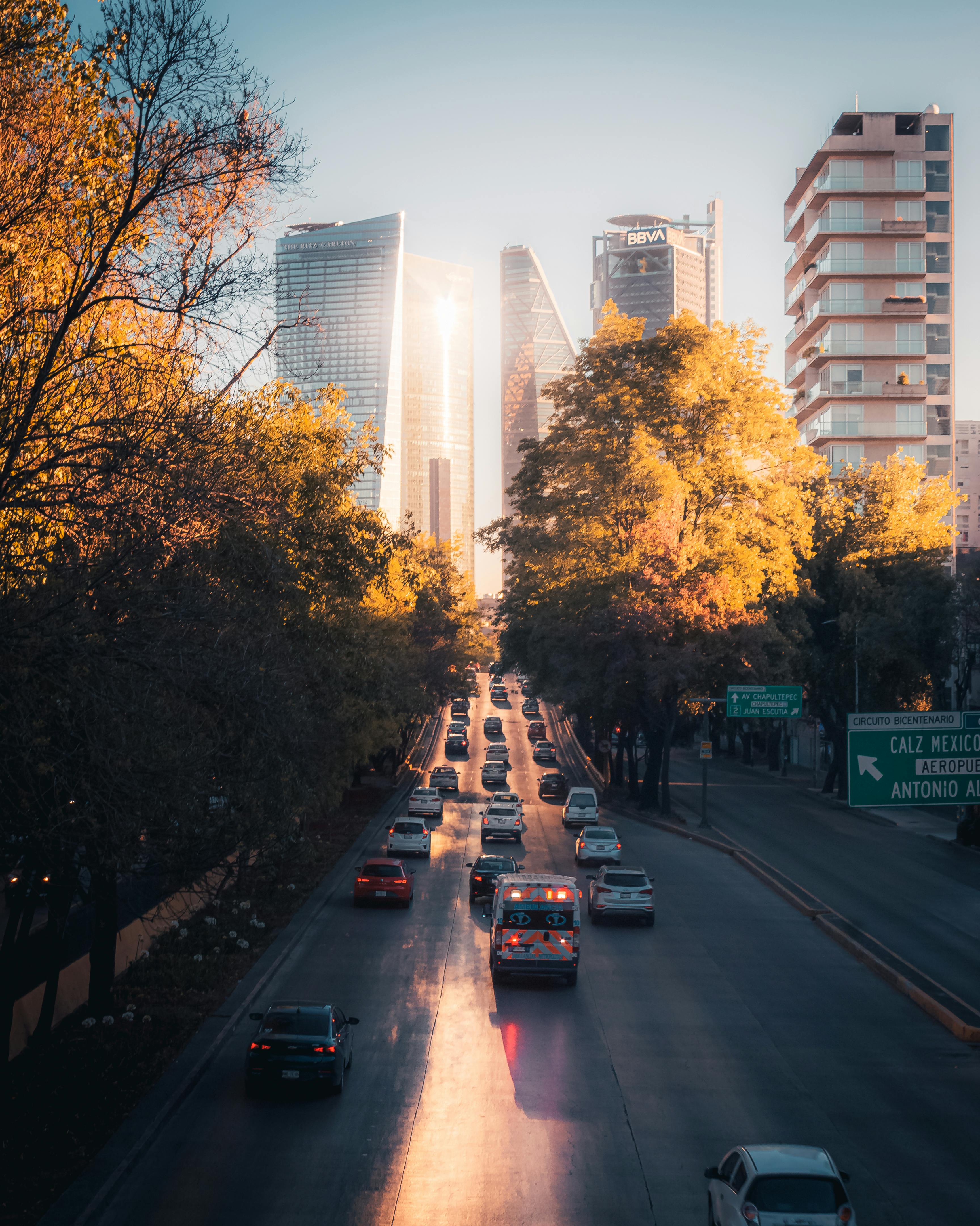 Road Traffic in Mexico City · Free Stock Photo